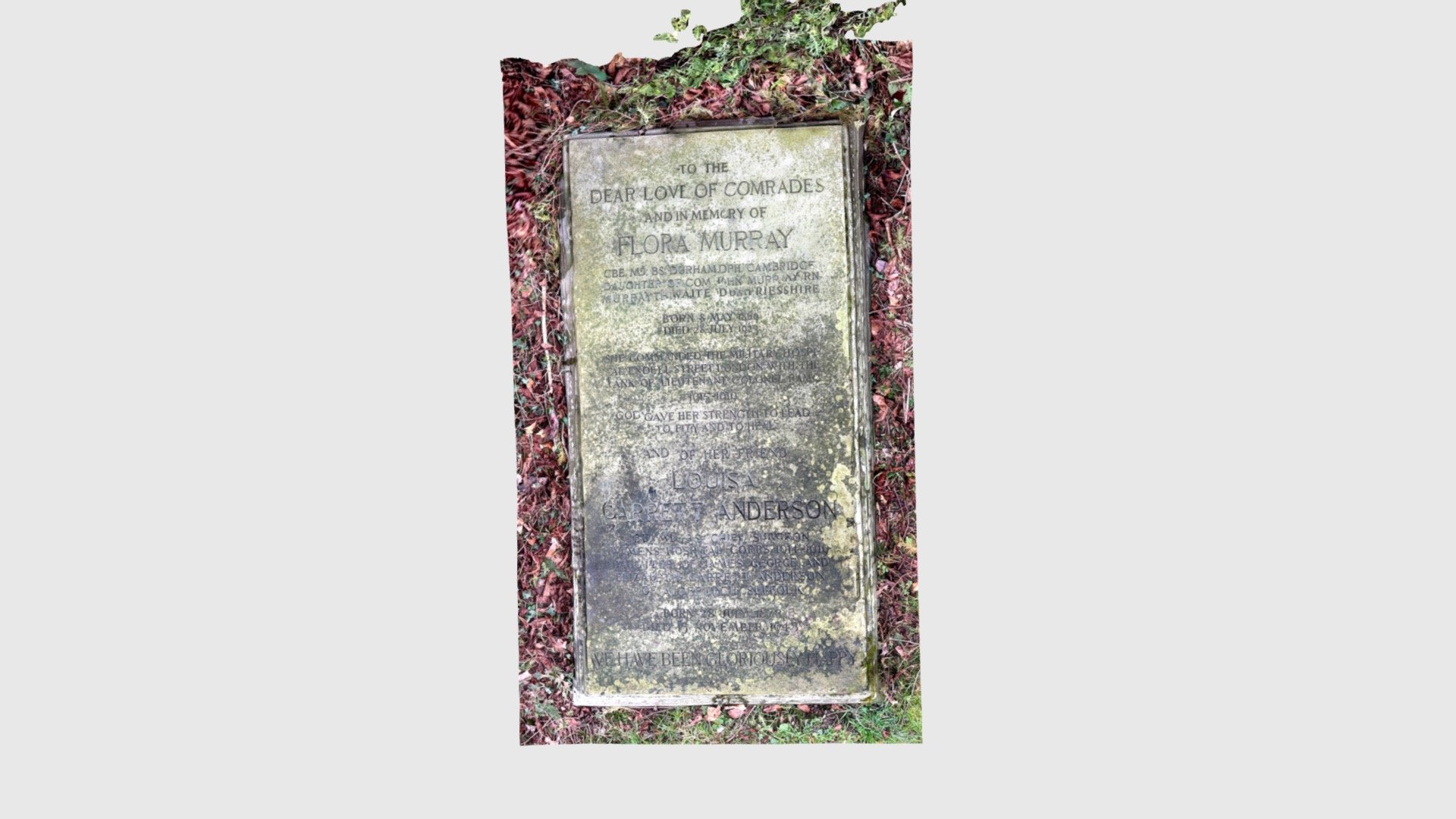 Dr Flora Murray Grave v3 final edit - Download Free 3D model by ...
