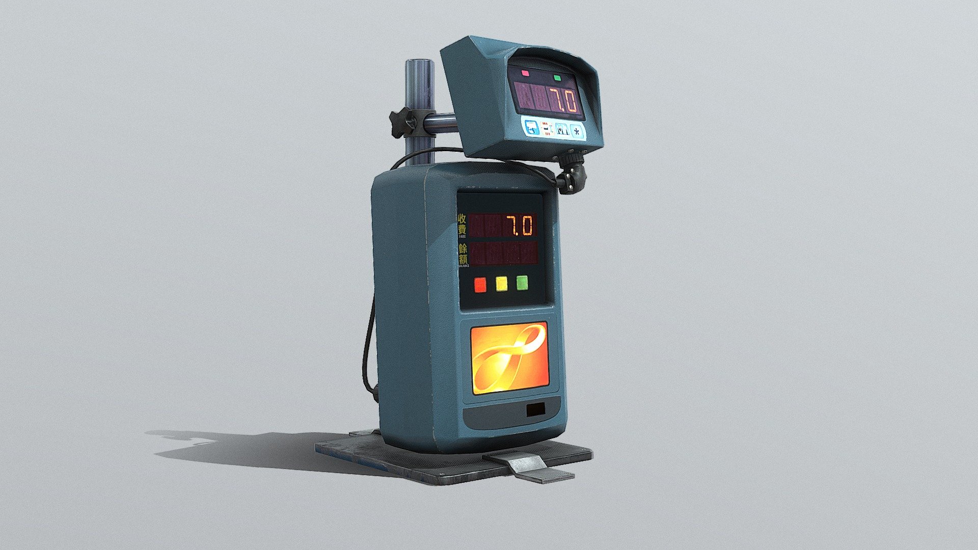 PBR Hong Kong Octopus Machine 八達通機 - 3D model by Cola River ...