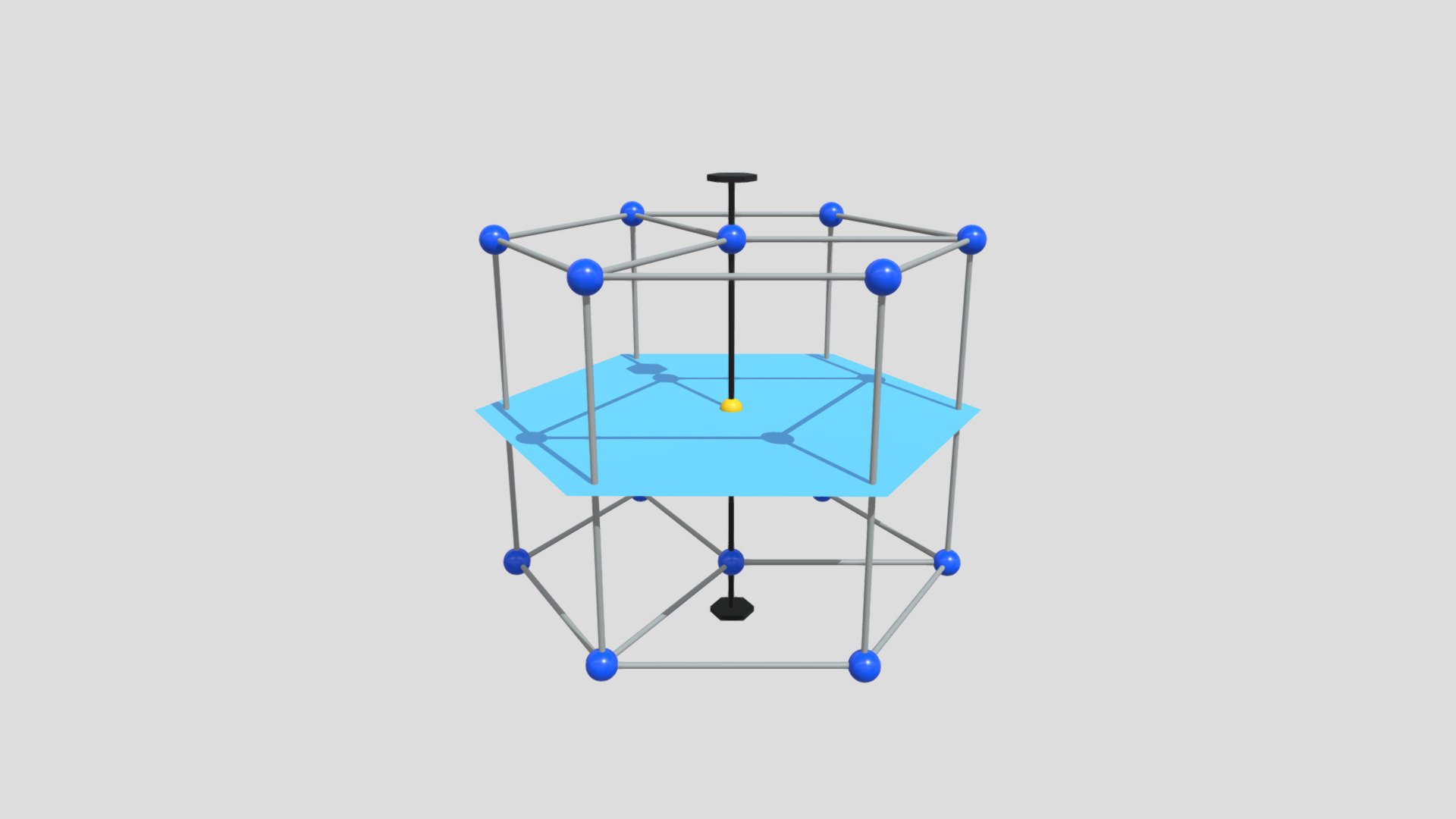 hexagonal 6/m - 3D model by krz.lewinski [a7f07f4] - Sketchfab