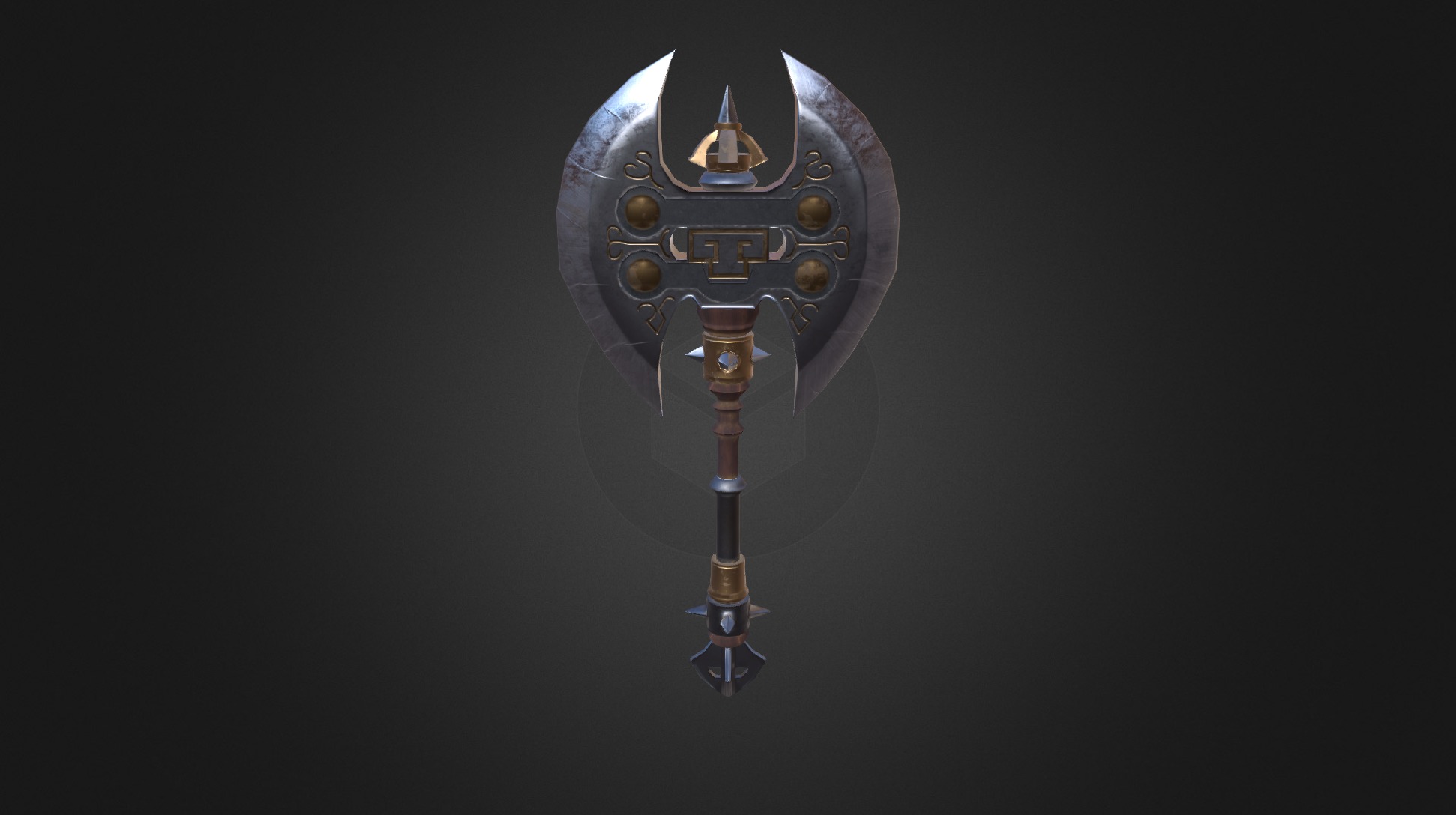 Double Sided Axe - 3D model by nathanlanders [a7f1f5c] - Sketchfab