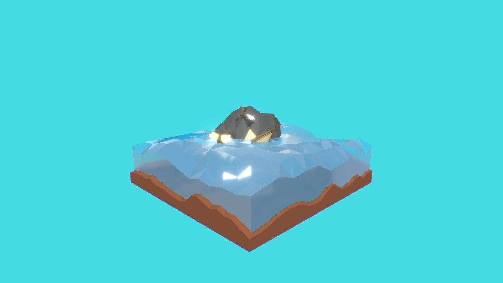 Low-Poly Shipwreck - Download Free 3D model by CatgirlNotLive [a7f37a8] - Sketchfab