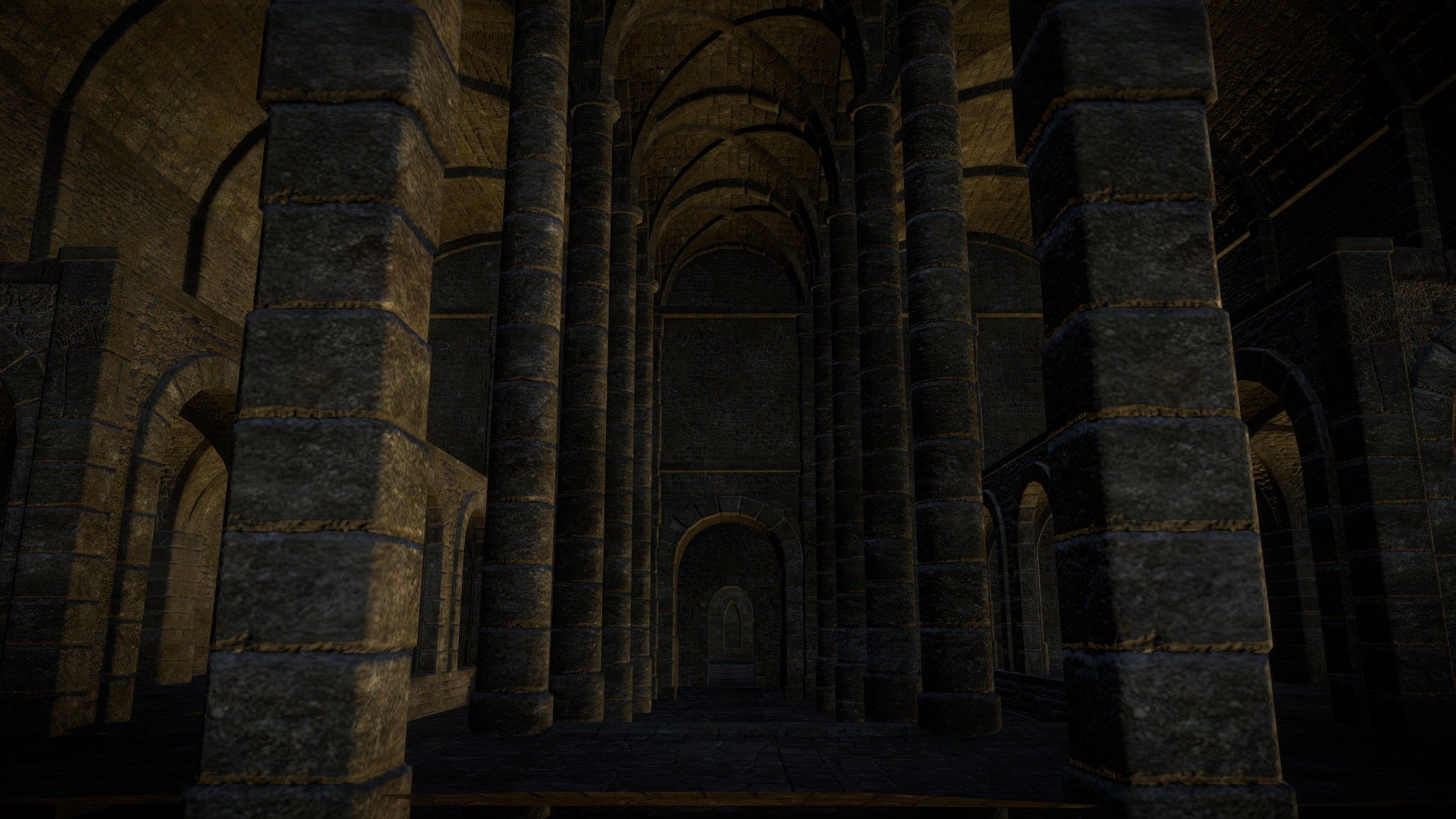 Game-ready Dungeon Tile Set - Example 1 - 3D model by EldersCrawler ...