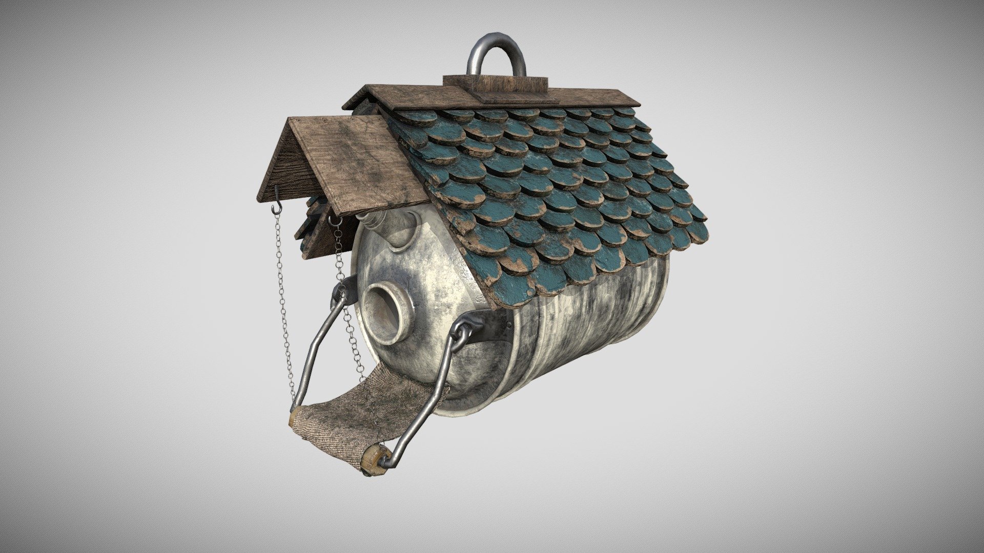 Birdhouse - 3D model by natalie.sheets [a7f6772] - Sketchfab