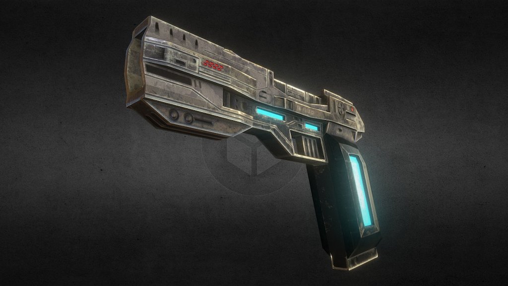 E.N.O.G.M Project, The Gun - 3D model by gabbmho [a7fa0db] - Sketchfab