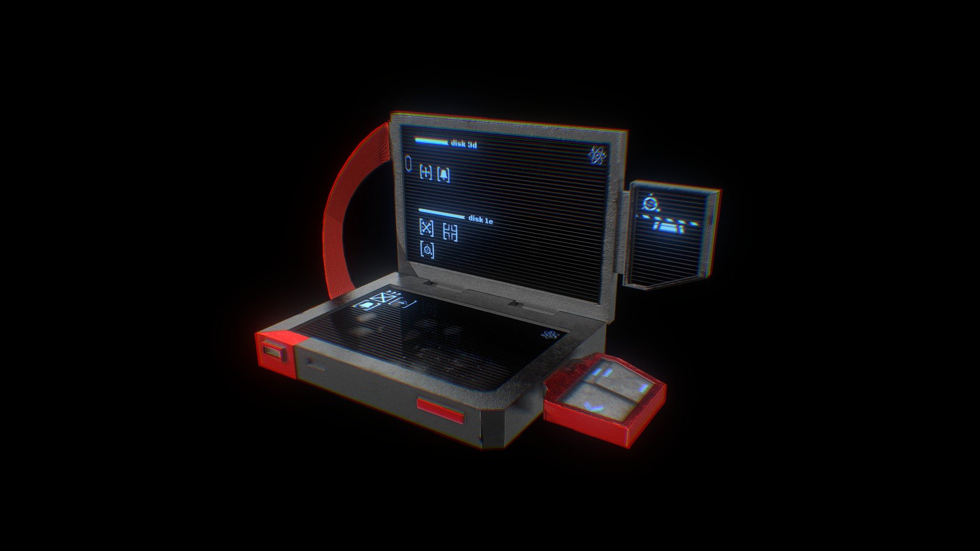cyberdeck - Download Free 3D model by hoti28 [a7fad38] - Sketchfab