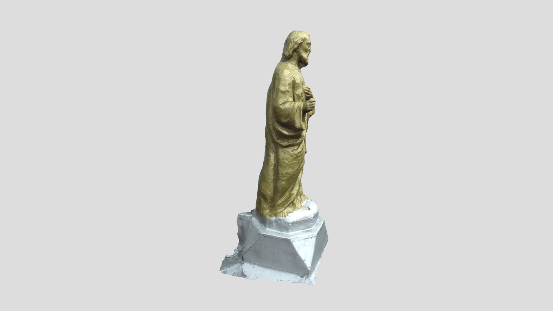 Statue religieuse - 3D model by cgphoto [a7fc6cd] - Sketchfab
