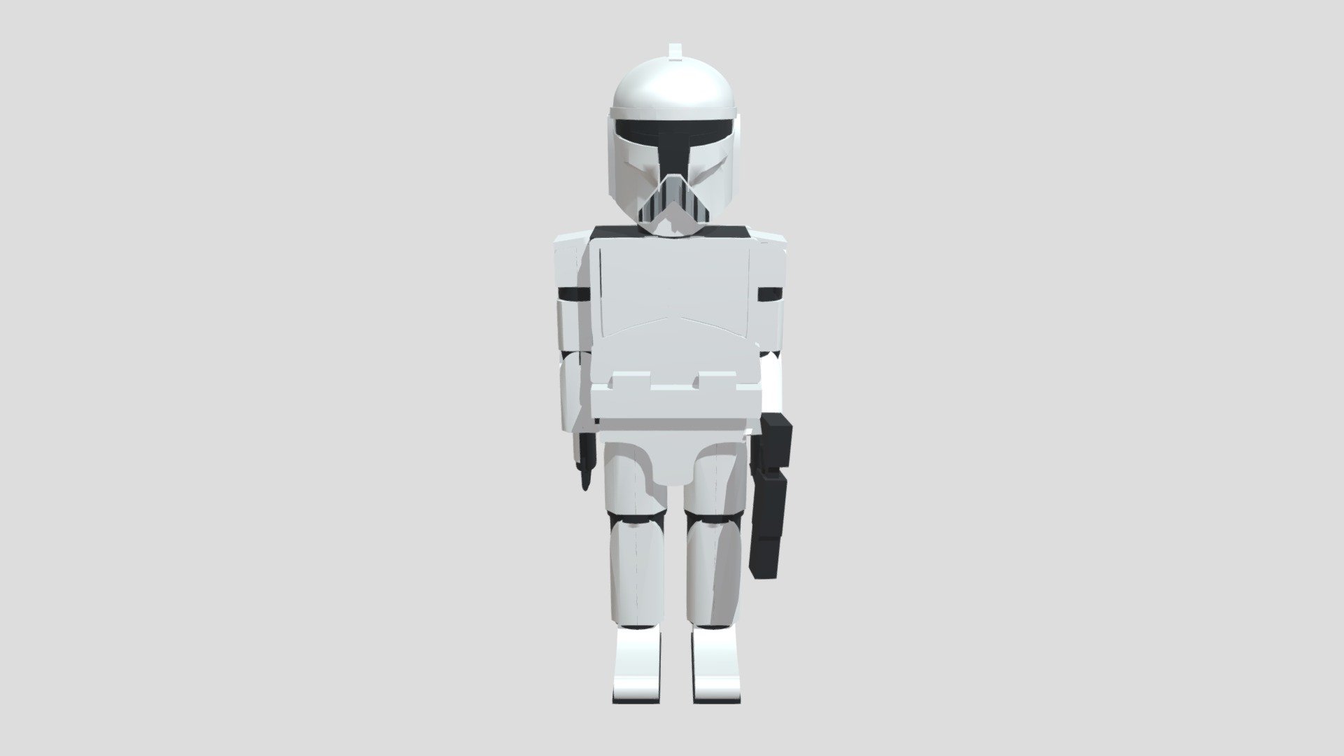 Clone Trooper (Low Poly) - Download Free 3D model by imveryokay ...