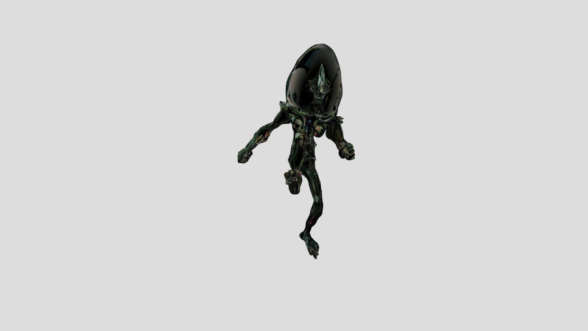 Alien in HR Giger style, AI generated. - 3D model by nikjetchev ...