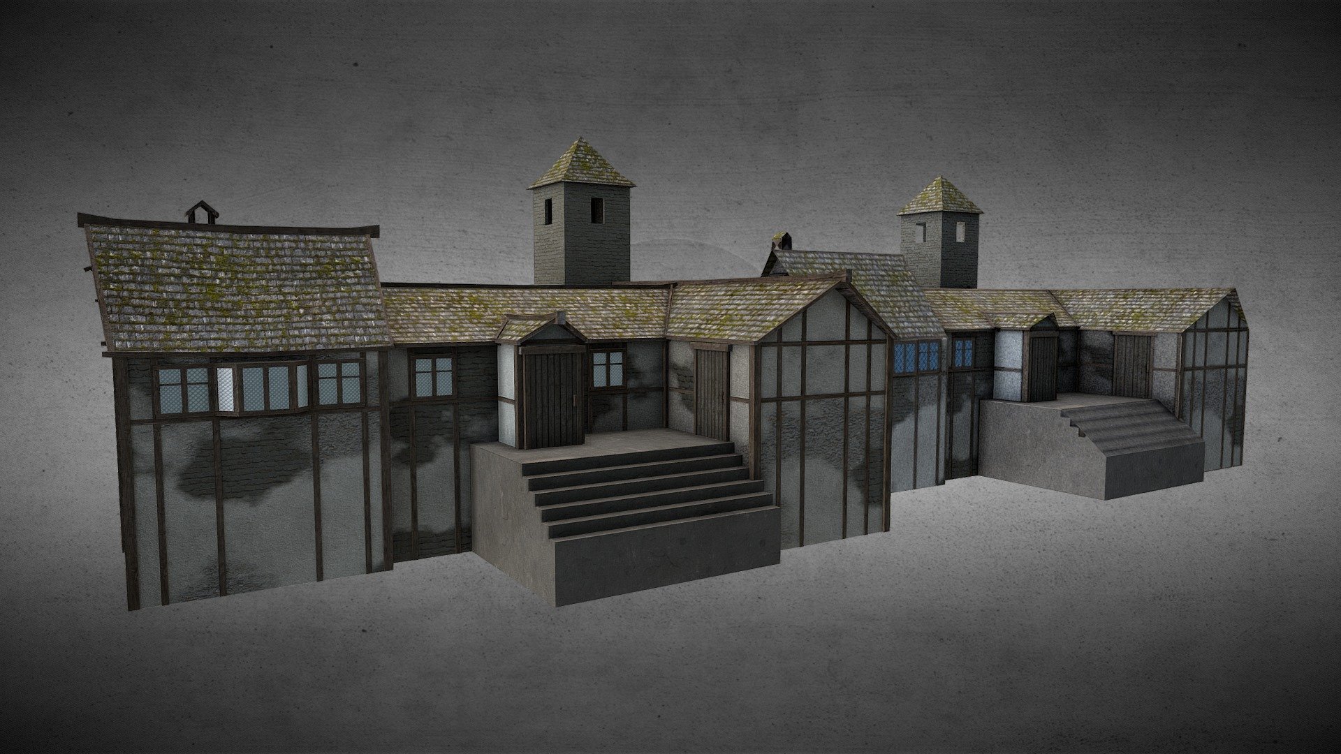 Medieval: Village Inn - Buy Royalty Free 3D model by Daniel ...