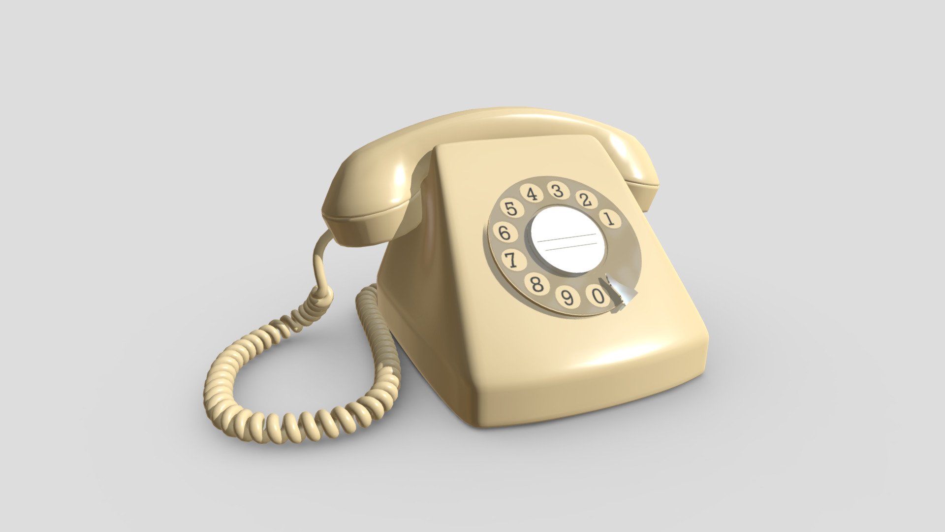Home Telephone - Download Free 3D model by assetfactory [a80113e ...
