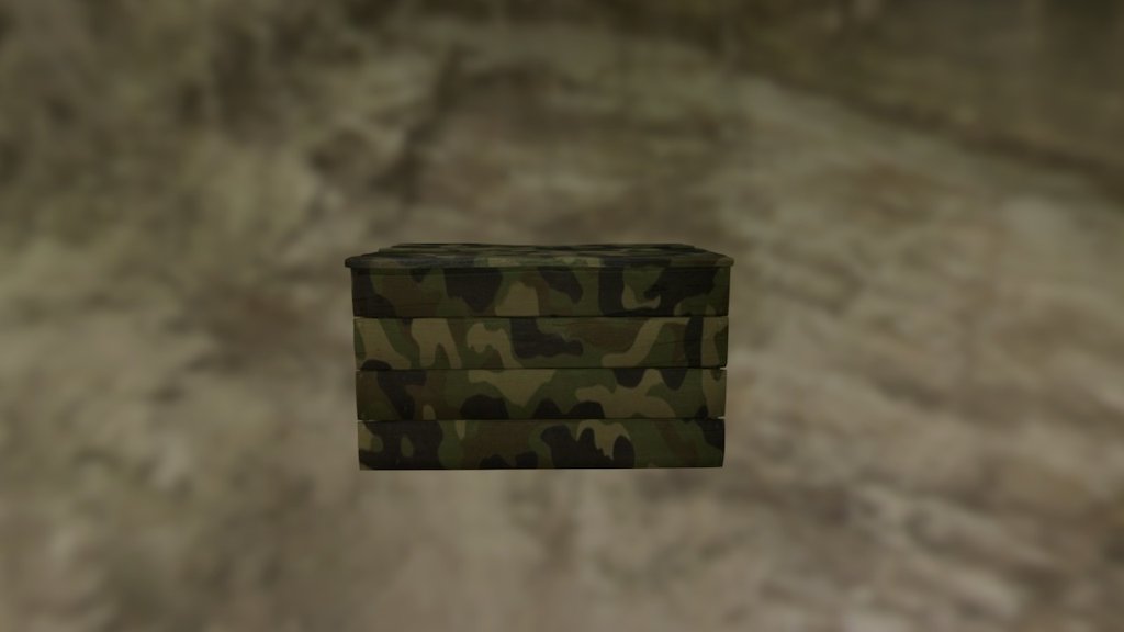 Wood Storage Box Forest Camo - 3D model by RagnarG [a801cd5] - Sketchfab