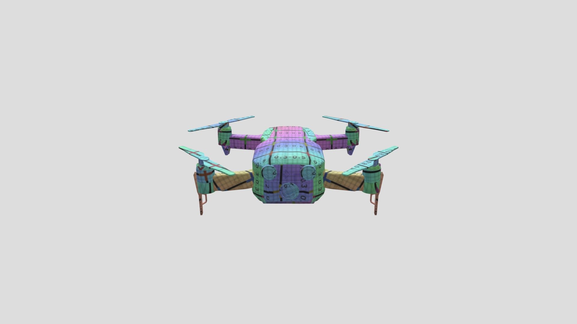 Drone - Download Free 3D model by ibellinc [a802ecd] - Sketchfab