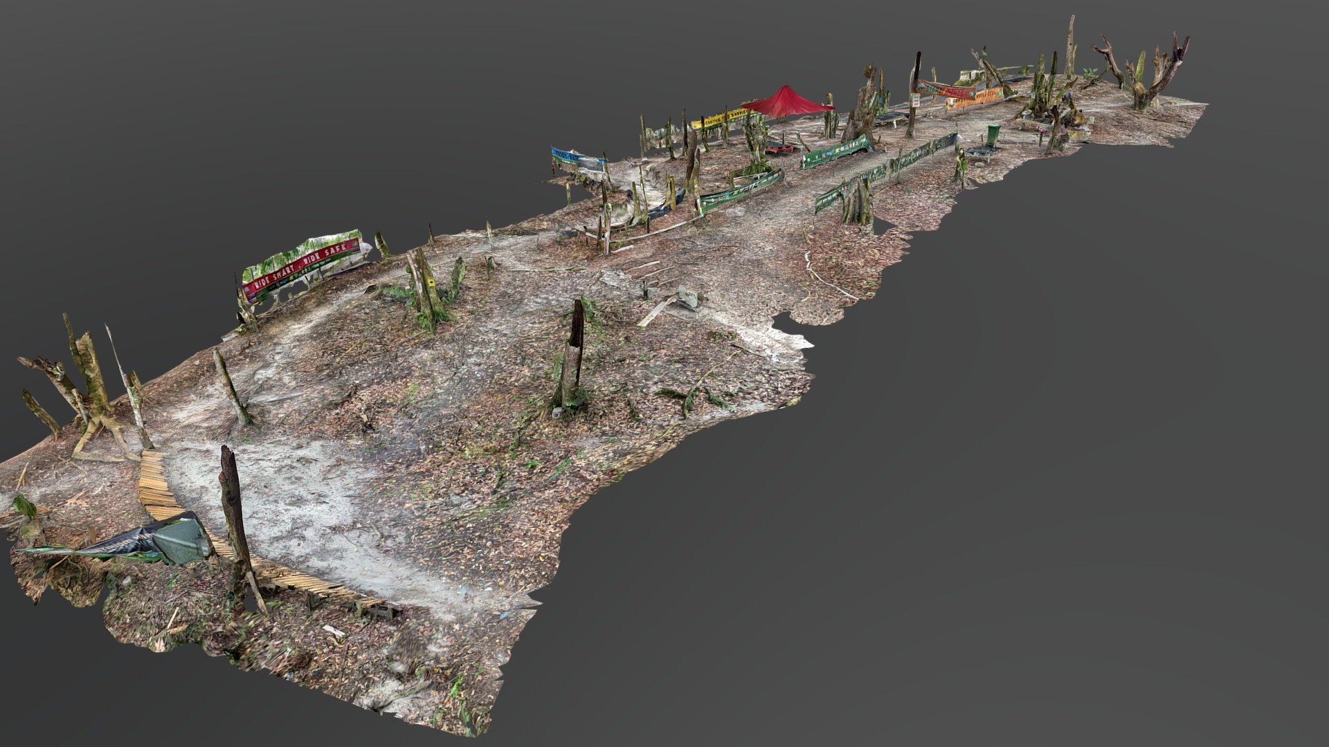 LePark Mountain Bike Trail (Scaniverse LIDAR) - Download Free 3D model ...