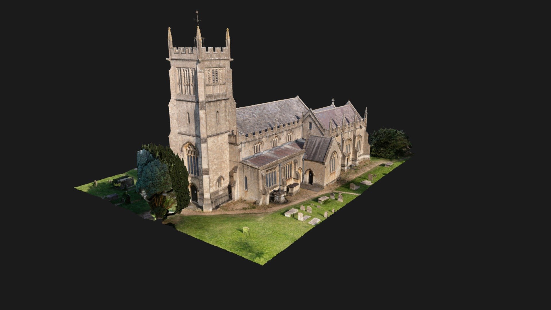 Church - 3D model by WGPdigital [a804b99] - Sketchfab