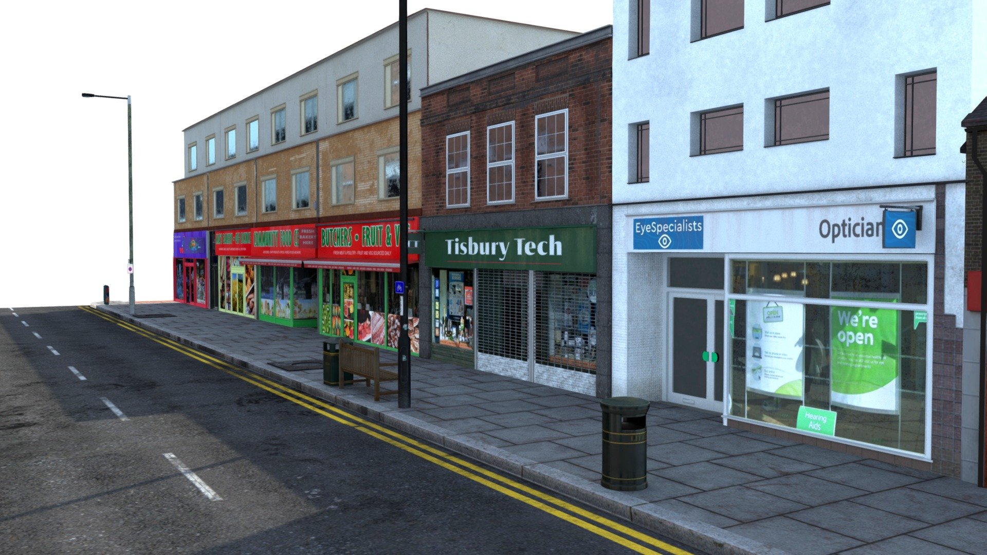 Greater London Highstreet/Shops - Download Free 3D model by Pukka Films ... Greater London Highstreet/Shops - Download Free 3D model by Pukka Films ...