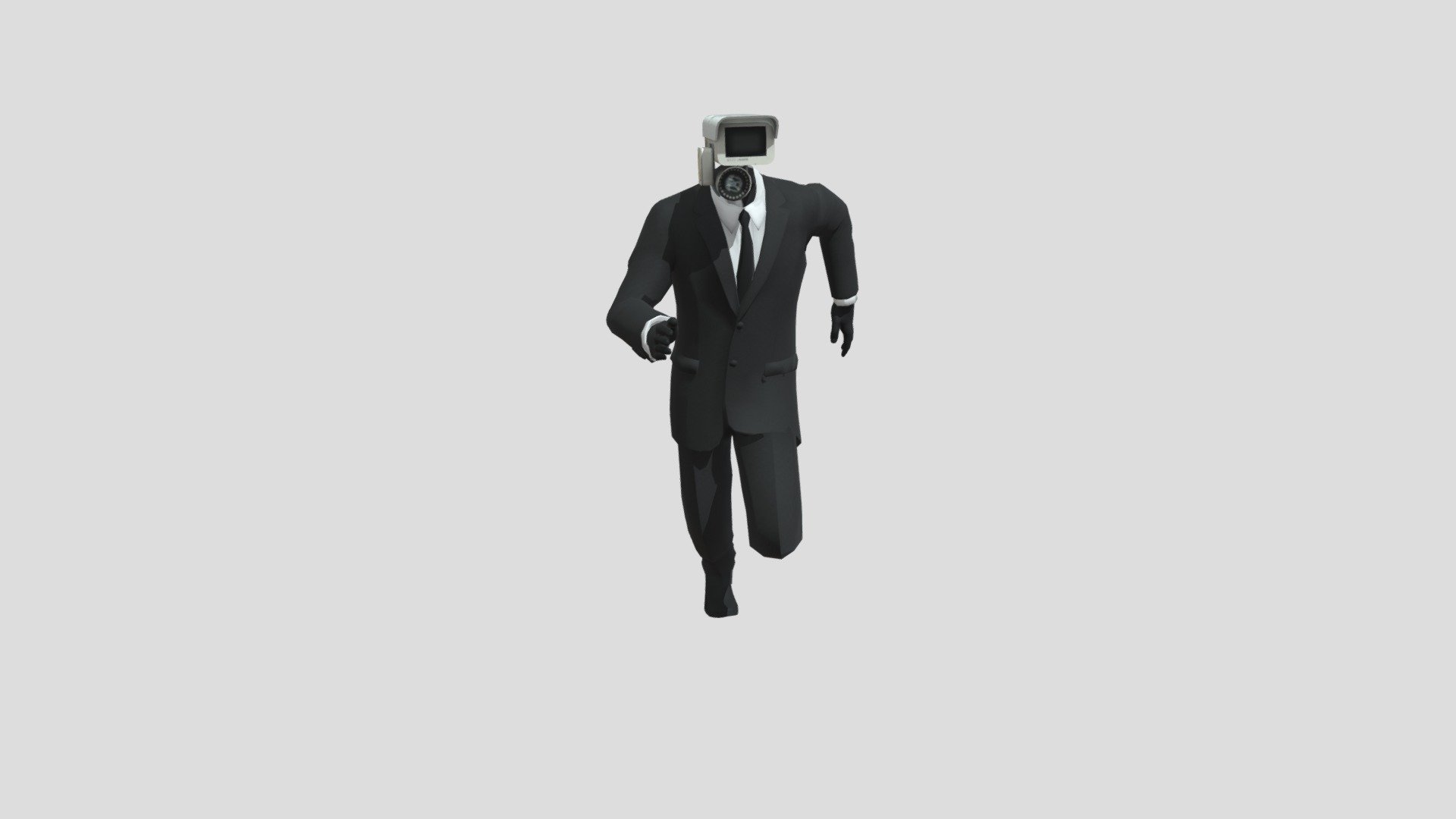 cameraman_running - Download Free 3D model by Yellow camera ...