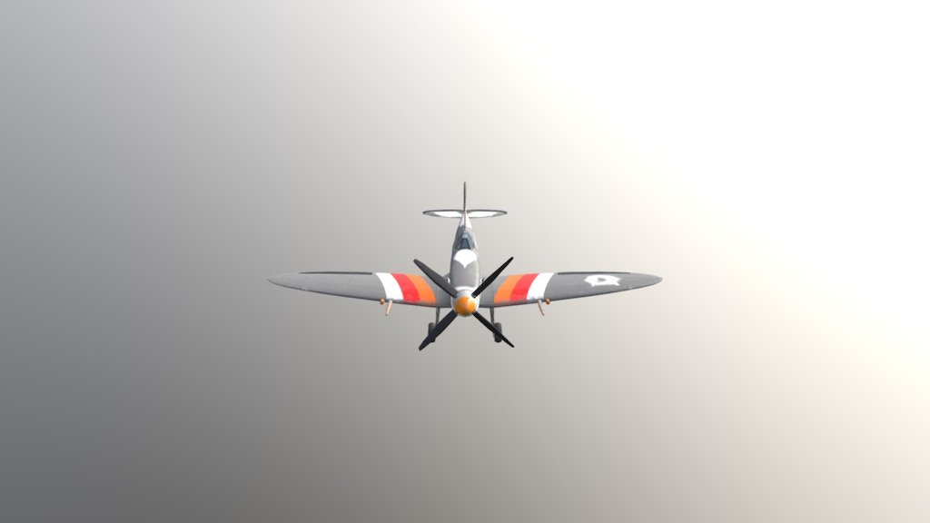 Spitfire Texturing Challenge - 3D model by medessec [a806e65] - Sketchfab