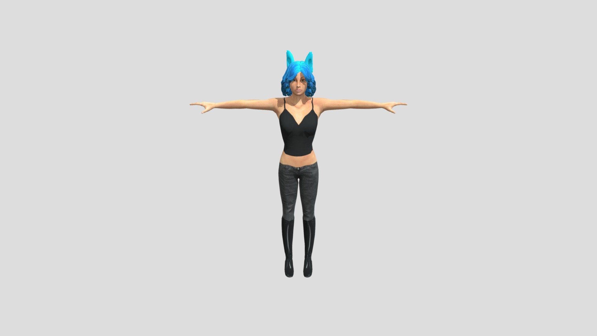 wolf girl - Download Free 3D model by Karma🔥 (@peepelss2) [a8071dd ...