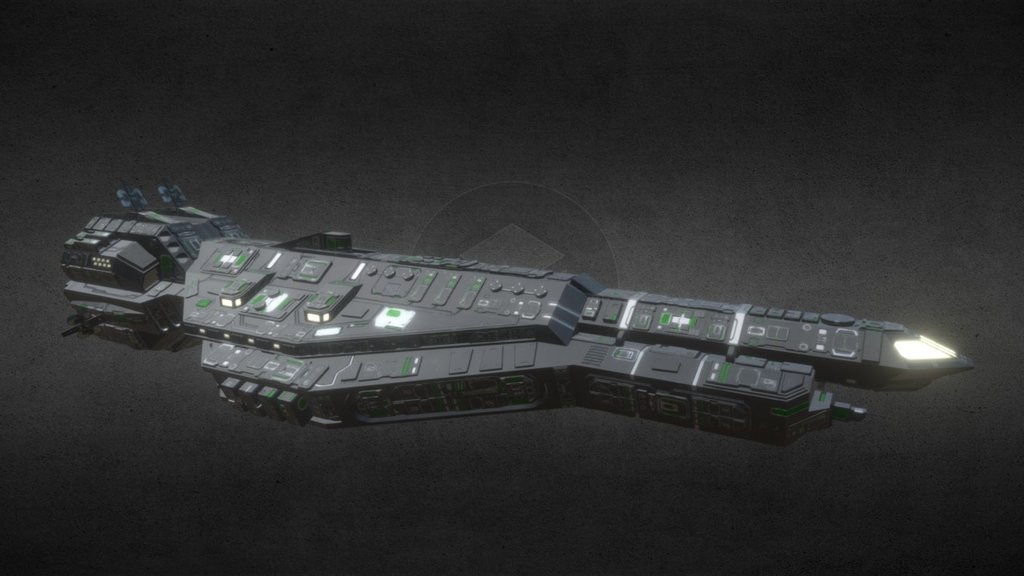 Archron Exploration Vessel - 3D model by JonasHuehne [a807efb] - Sketchfab
