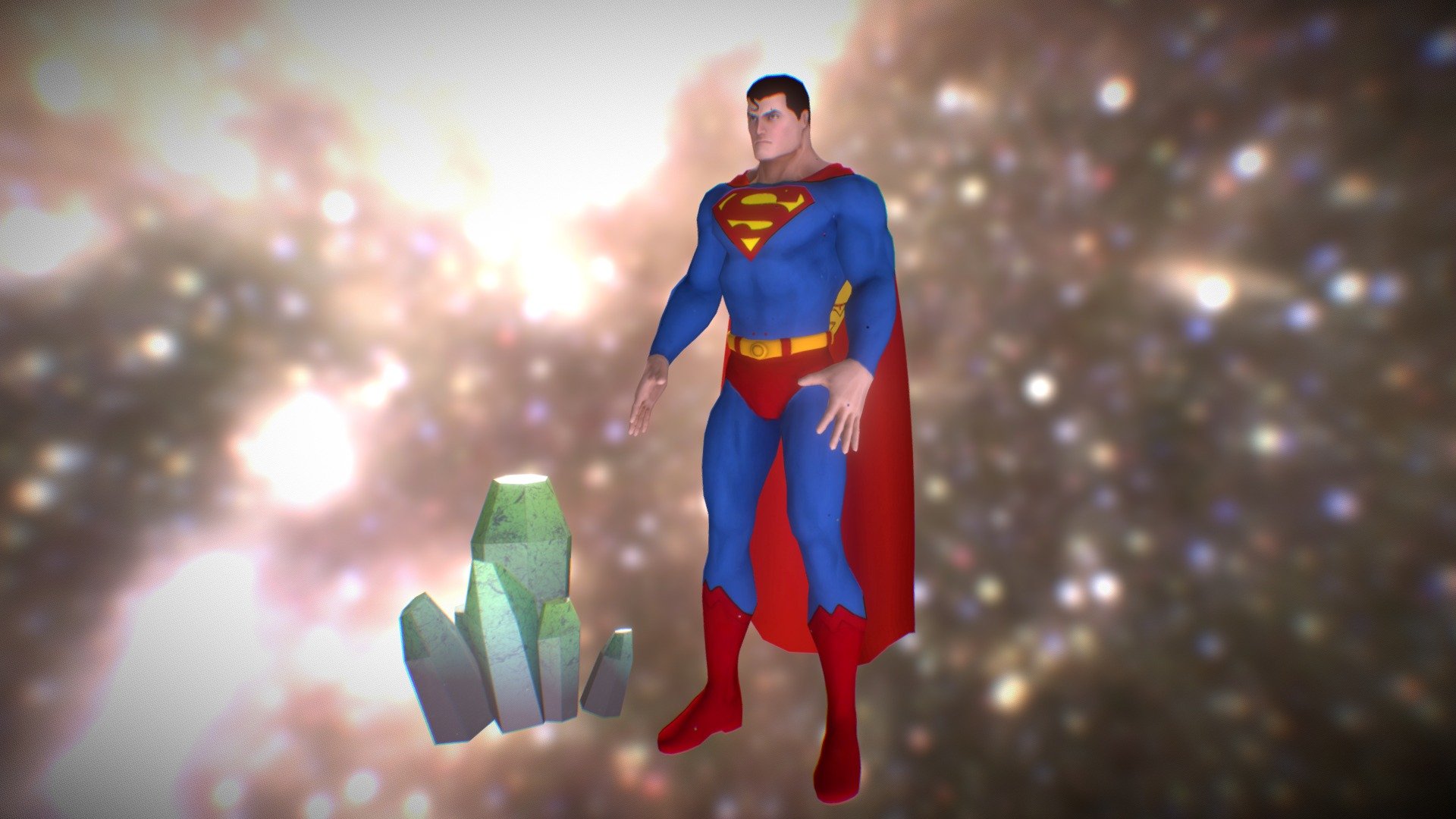Superman - 3D model by Lone Star Studios (@lonestarstudios) [a8081d7 ...