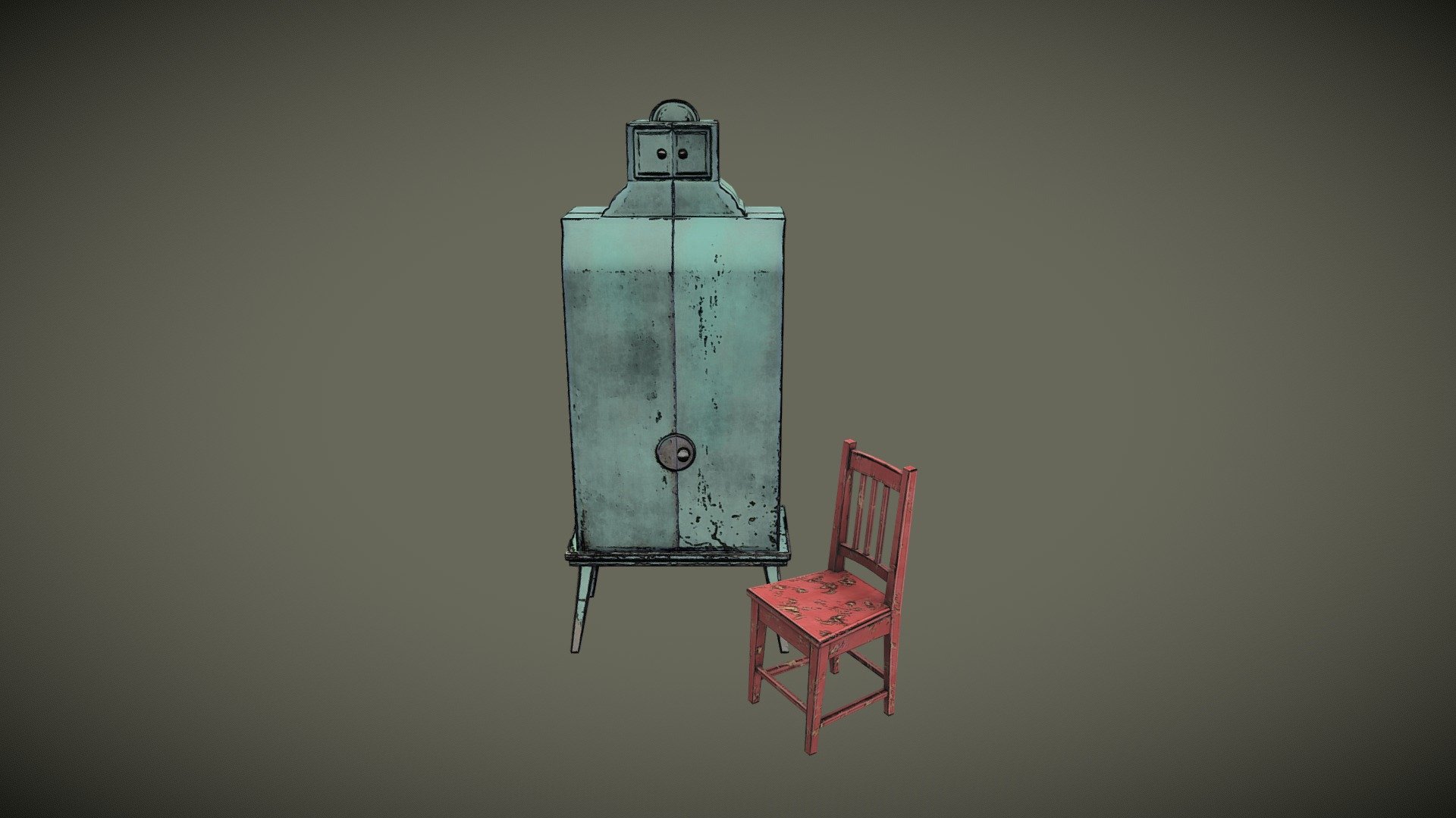 Cabinet test animation - 3D model by lingondricka [a8082c3] - Sketchfab