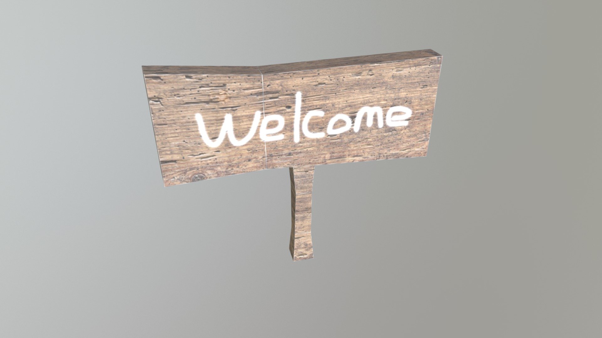 WELCOME - 3D model by ZHZHANG [a80971f] - Sketchfab