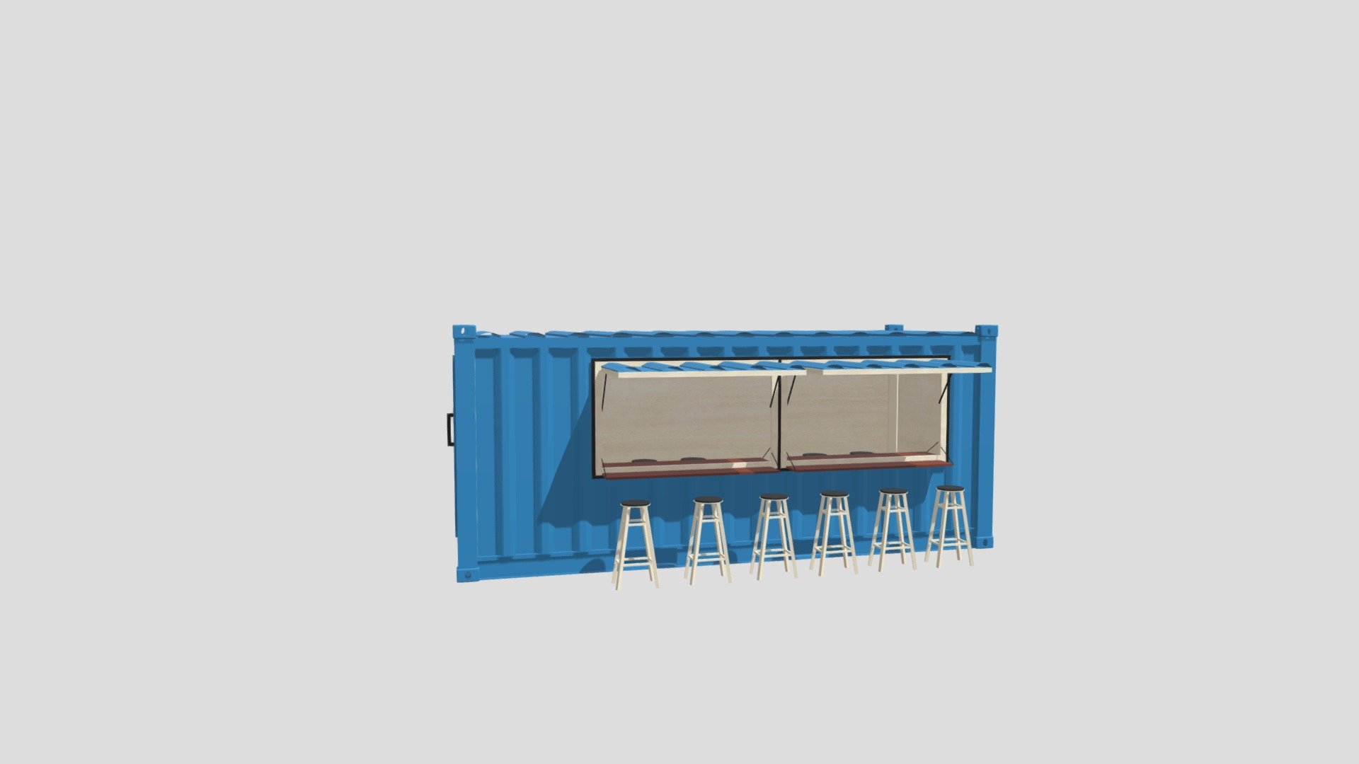 booth container - Download Free 3D model by desain.id (@gilang_dwi ...