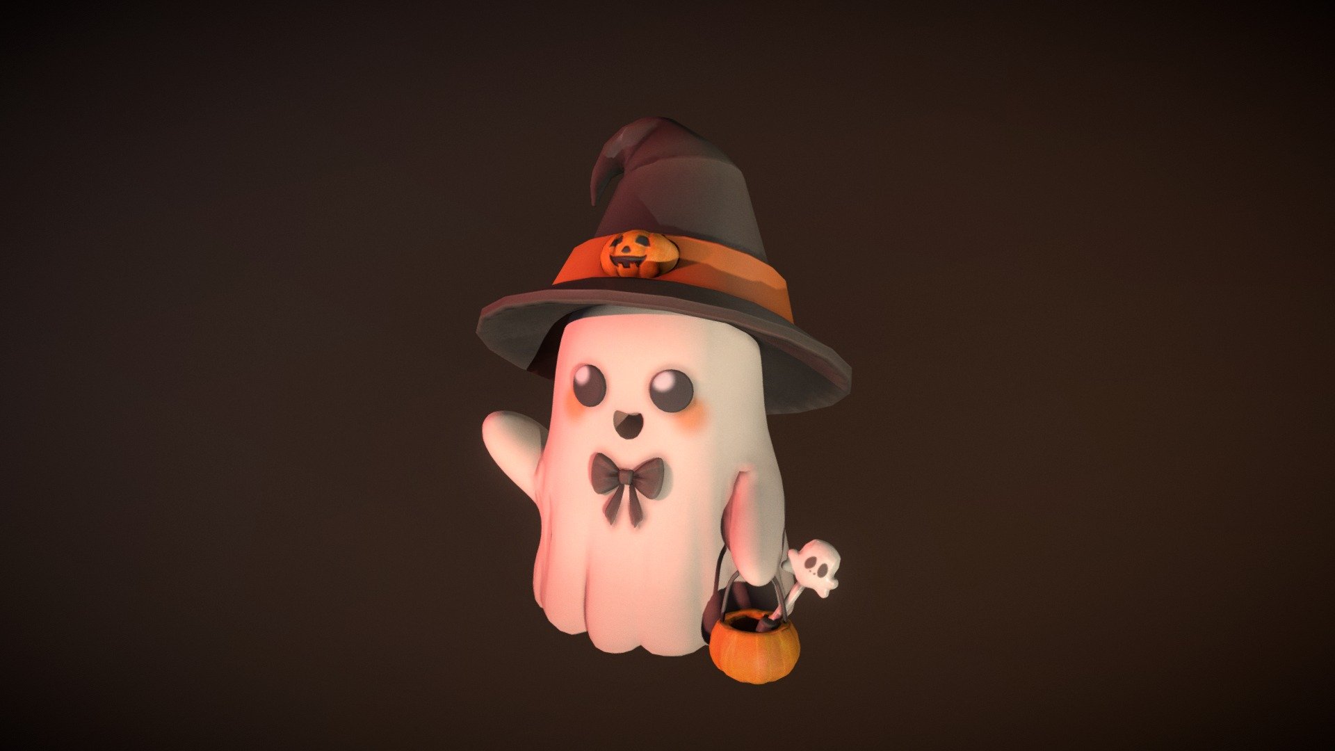 Halloween Ghost - Download Free 3D model by kassel (@kasselk) [a80ccac ...