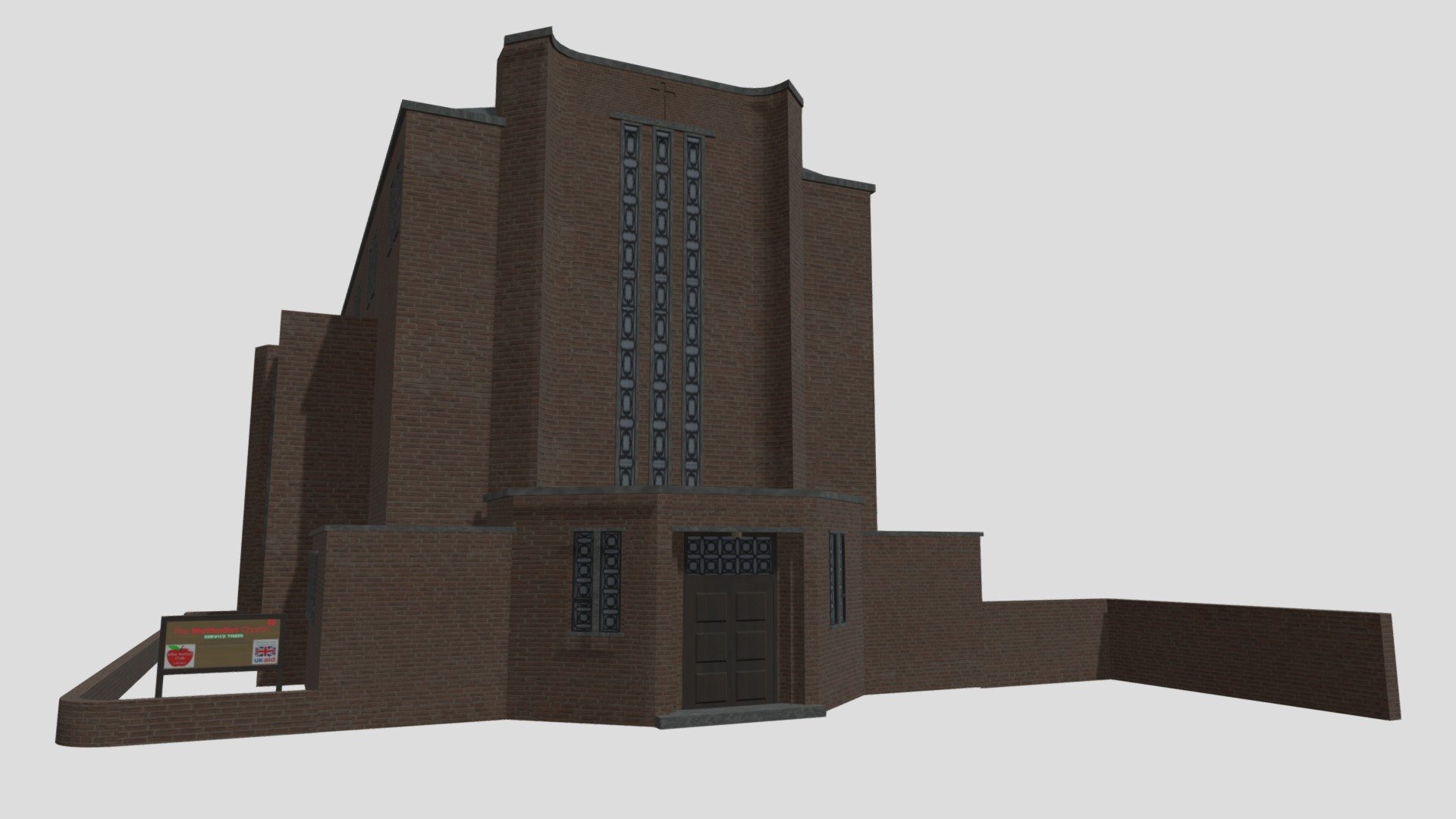 HENDON-METHODIST-CHURCH - 3D model by bertiebee77 [a80d410] - Sketchfab
