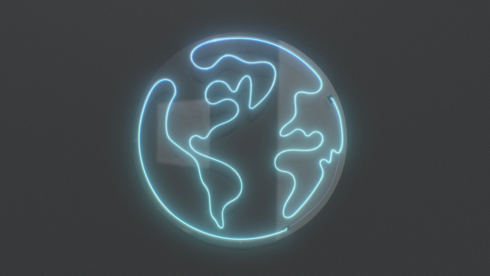 Earth - Neon Sign - 3D model by NEONPLEX [a80e971] - Sketchfab