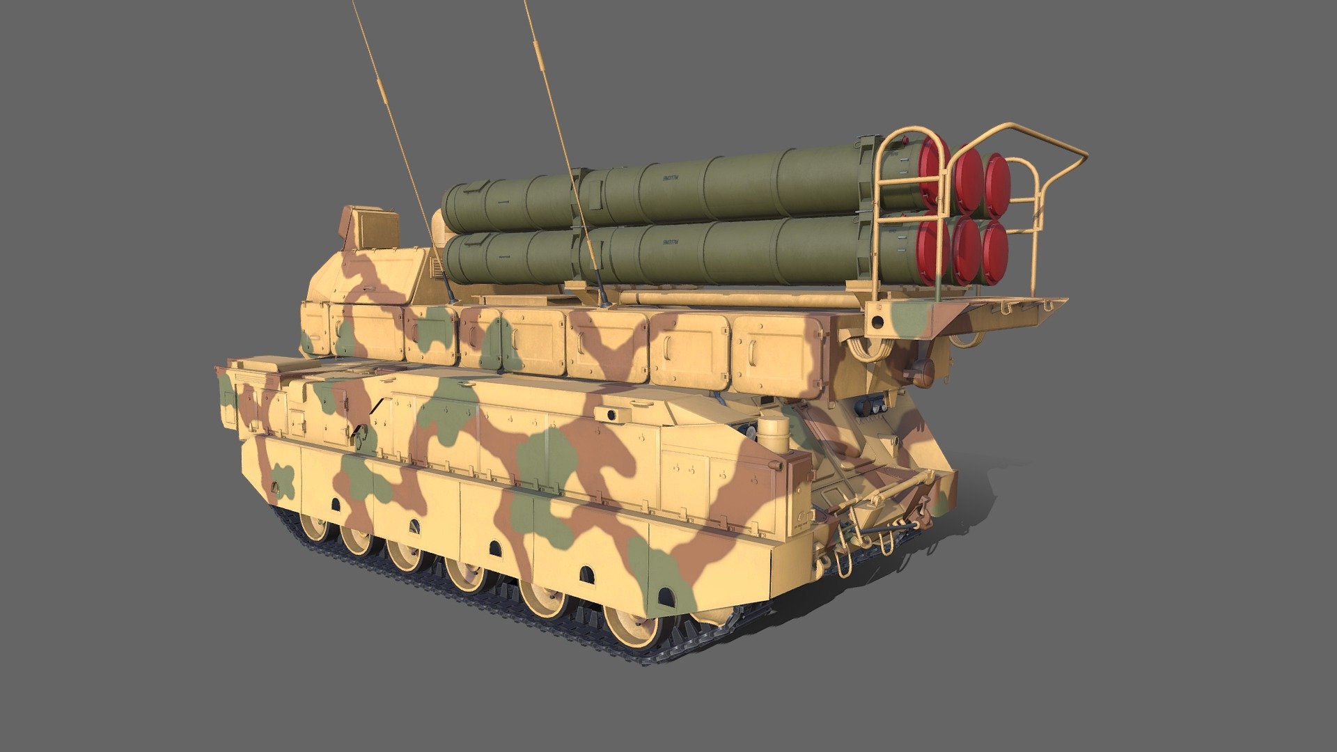 Buk M3E SA-17 Viking missile systems - Buy Royalty Free 3D model by Tim ...