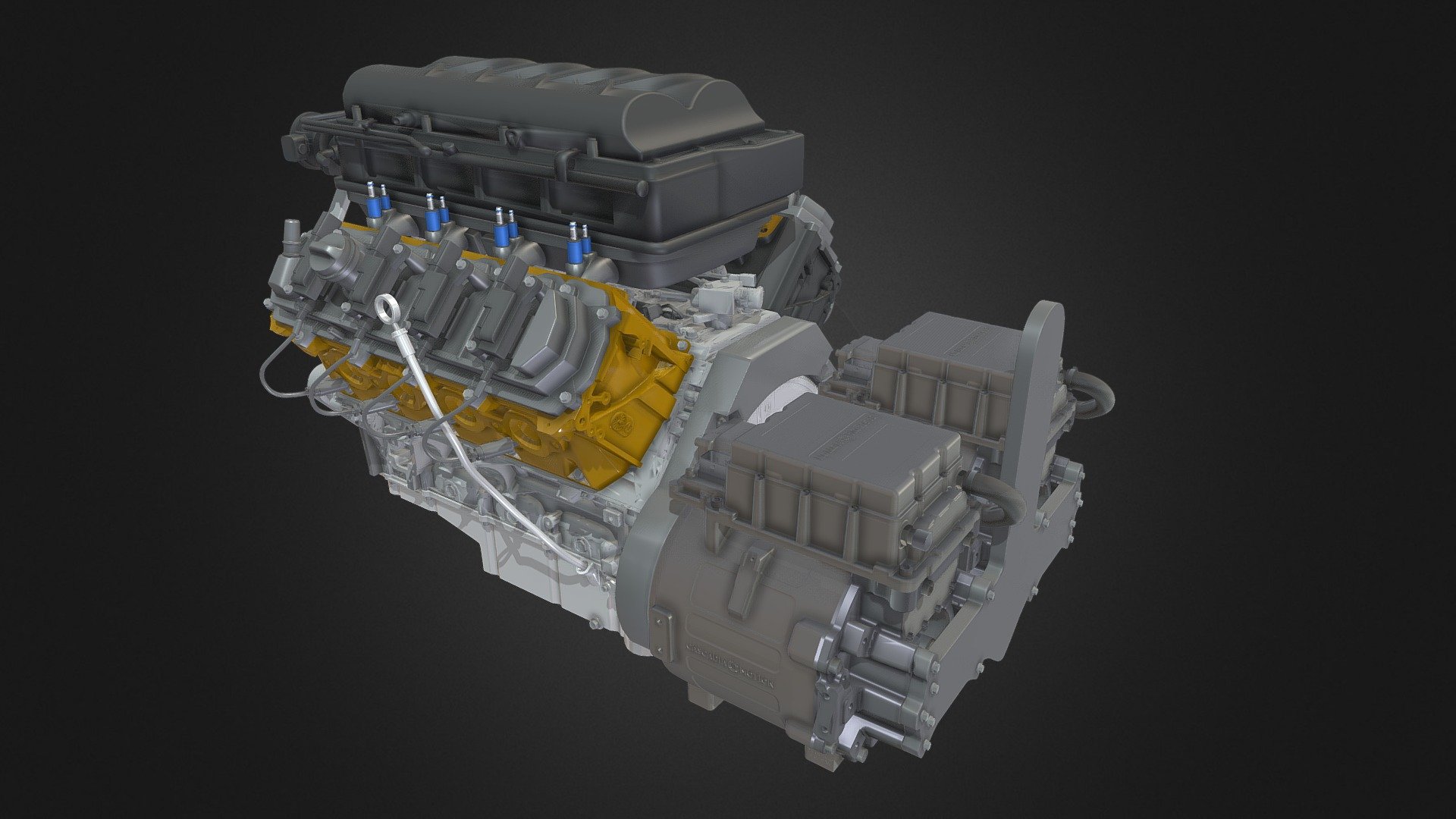 Lt1 Engine 3d Model By Sukmana3003 [a812f51] Sketchfab