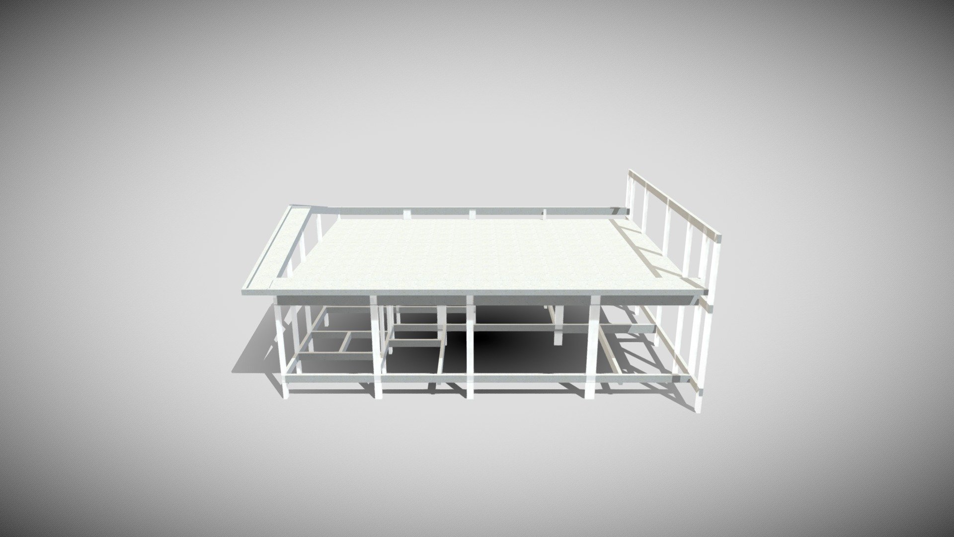 ESCOLA SÃO JOÃO BLOCO ADM - 3D model by GandzaEngenharia [a813d44] - Sketchfab