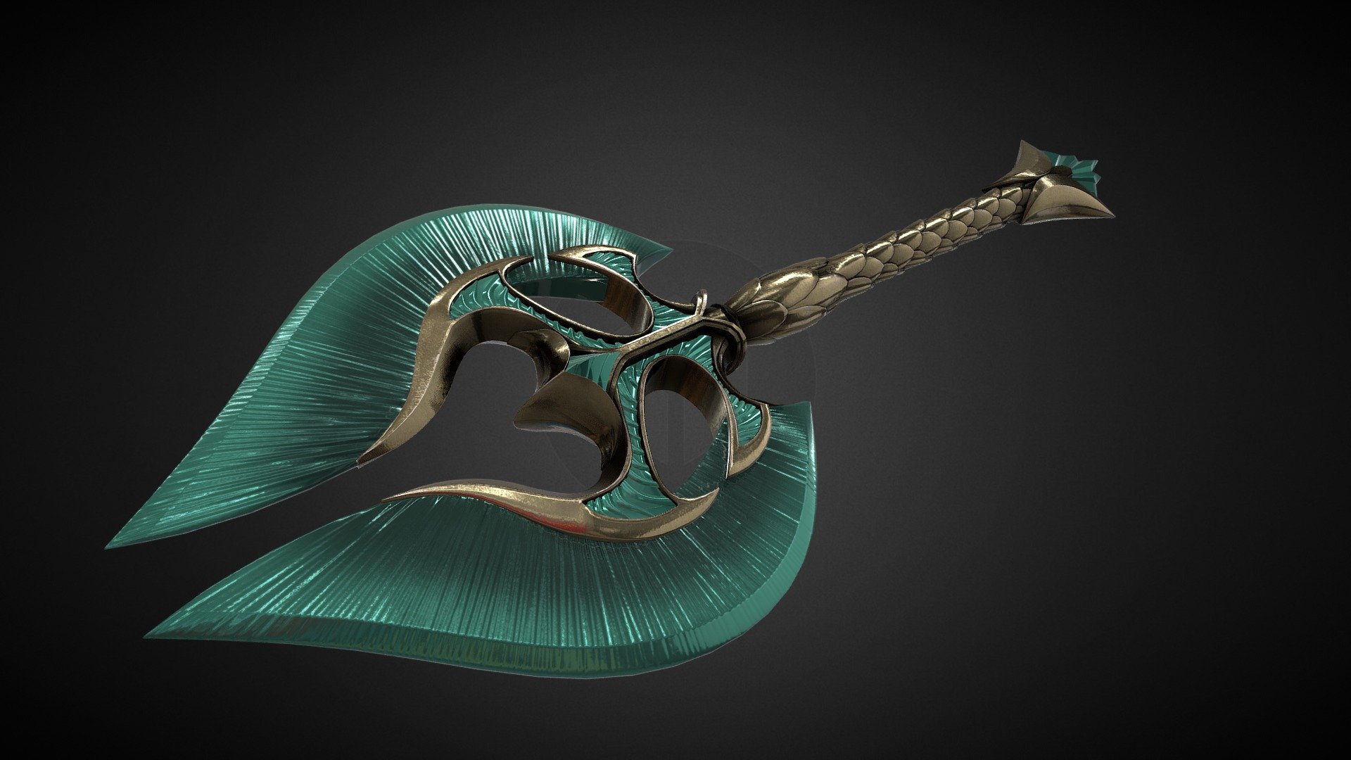 Glass axe (Skyrim series) - 3D model by Art_workshop [a81469a] - Sketchfab