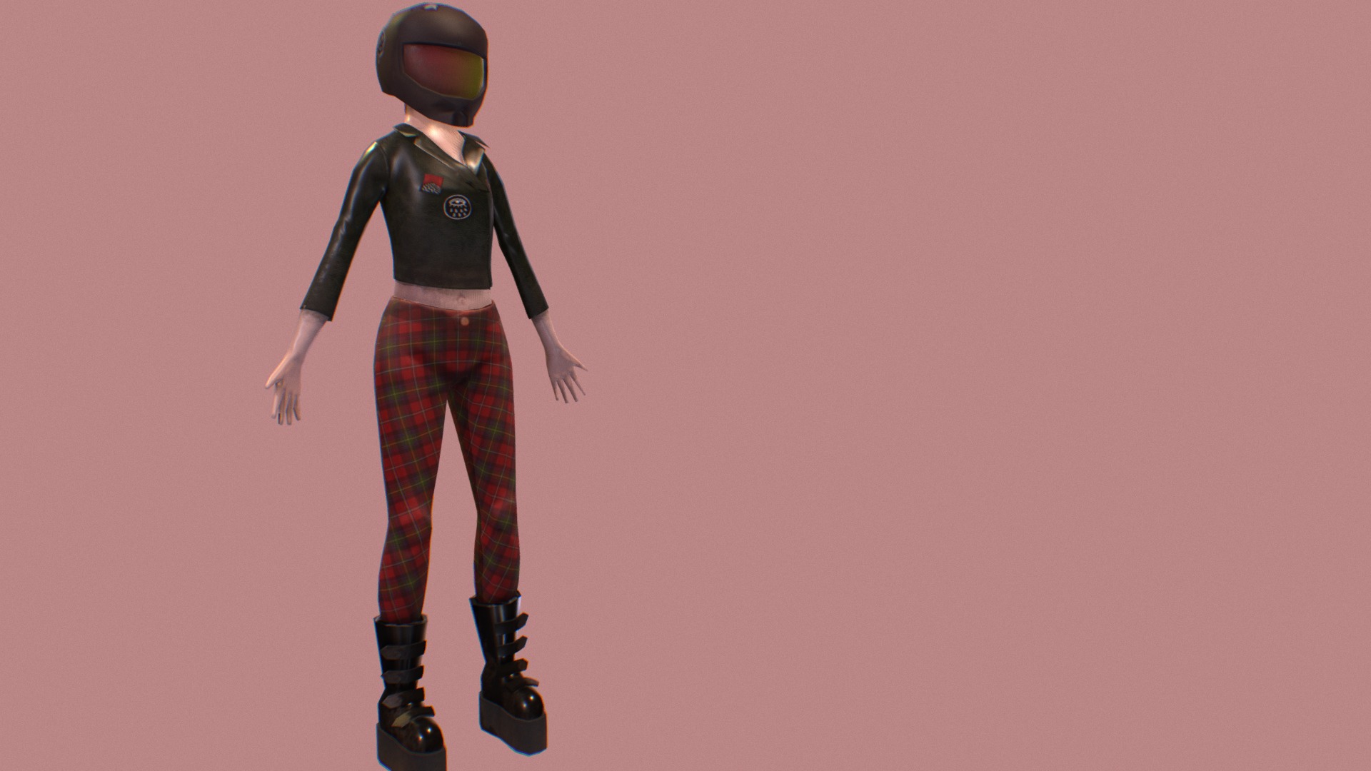 Helmeted Character Test - 3D model by CorrineR [a816480] - Sketchfab