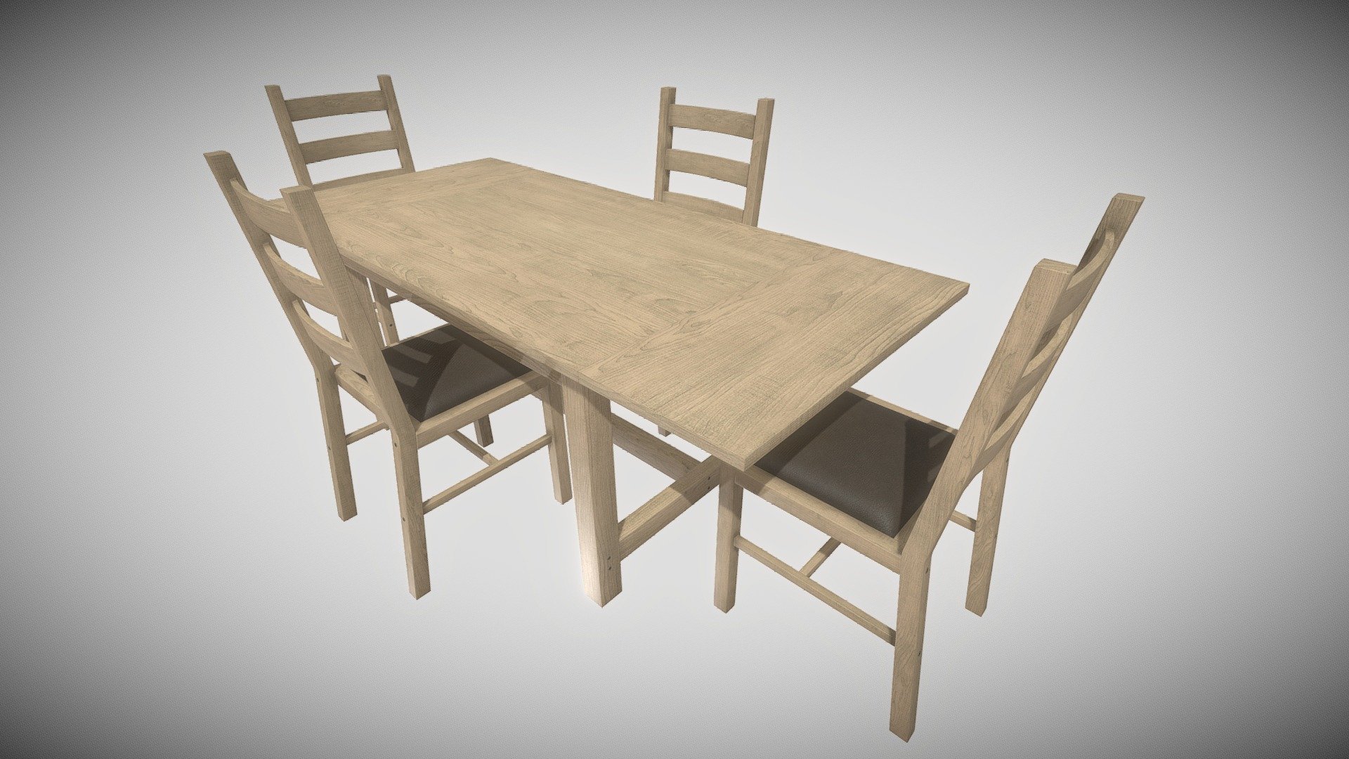 Dining Table \ Chairs - Buy Royalty Free 3D model by jamesmiddz ...