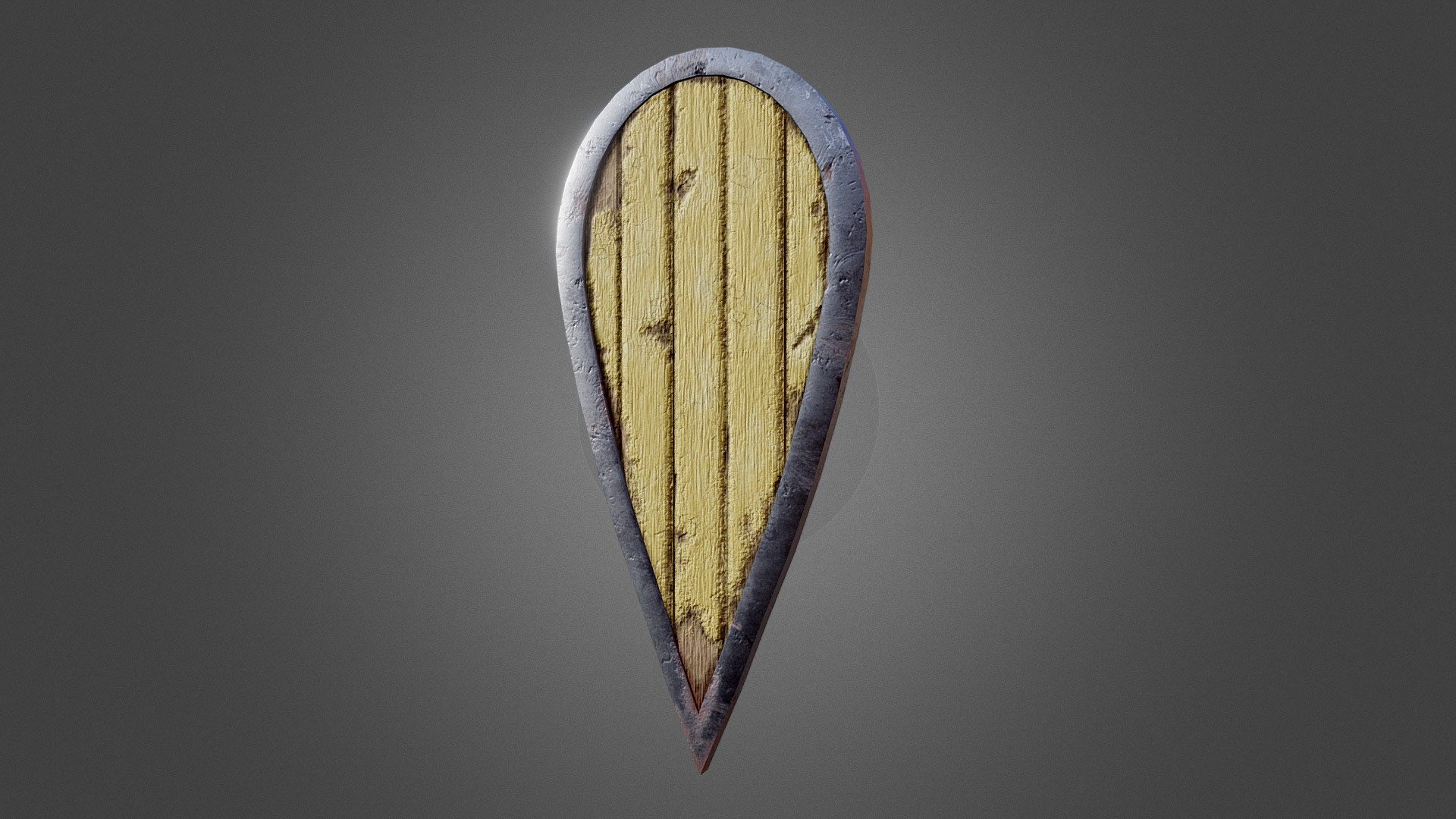 Damaged Medieval Shield - Download Free 3D model by MrIllix (@MrBlood ...