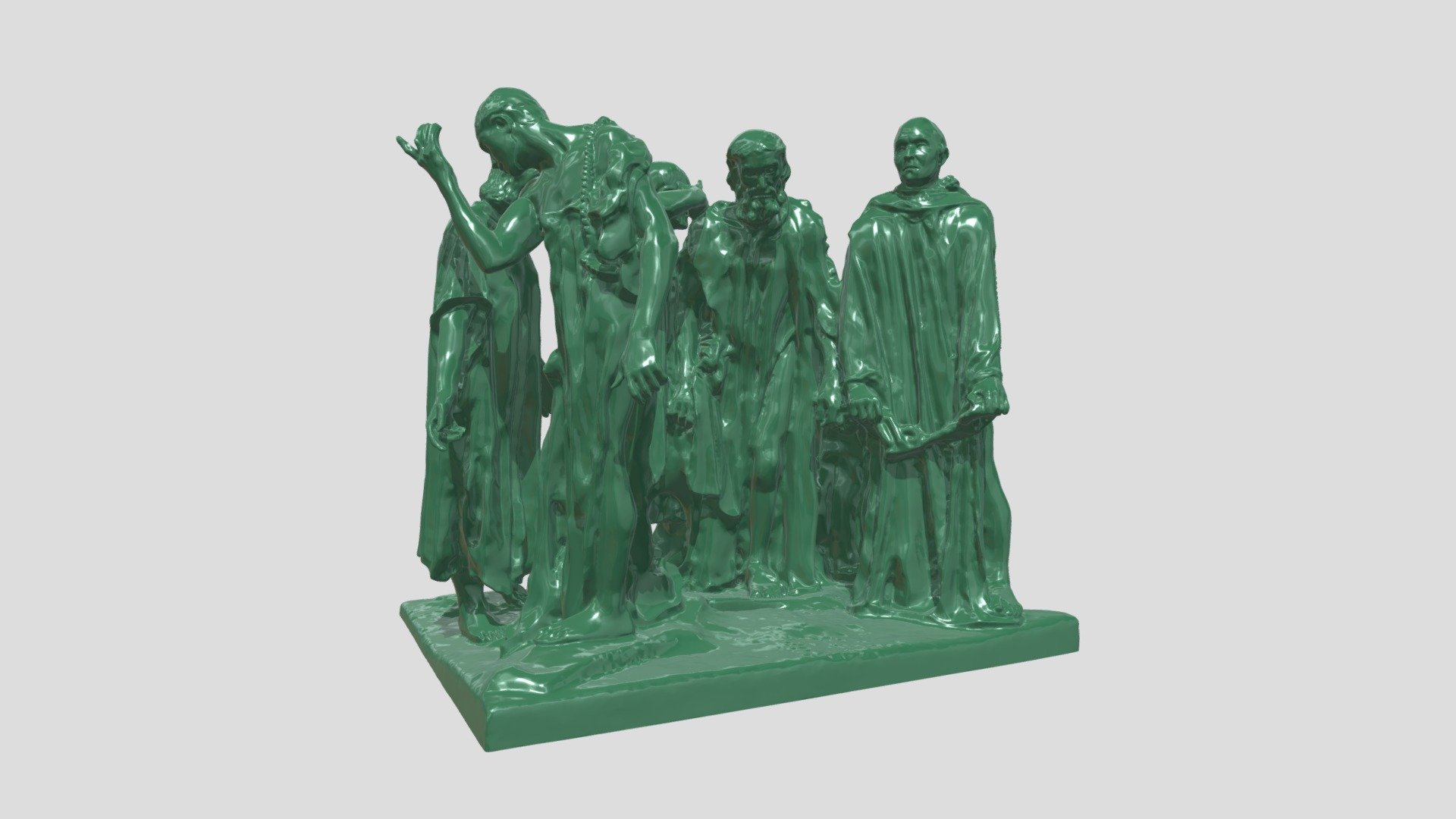 The_Burghers_of_Calais 群像練習 - Download Free 3D model by jungyi470 ...