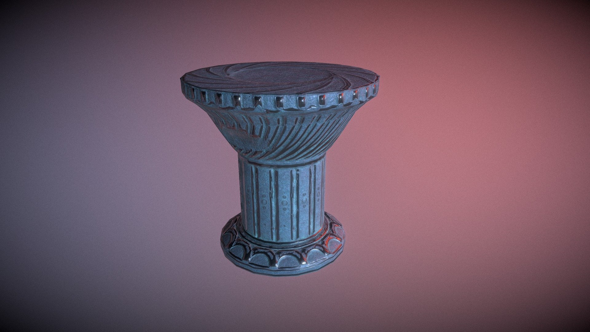 Ritual Pillar - 3D model by Bronzegear [a818b06] - Sketchfab