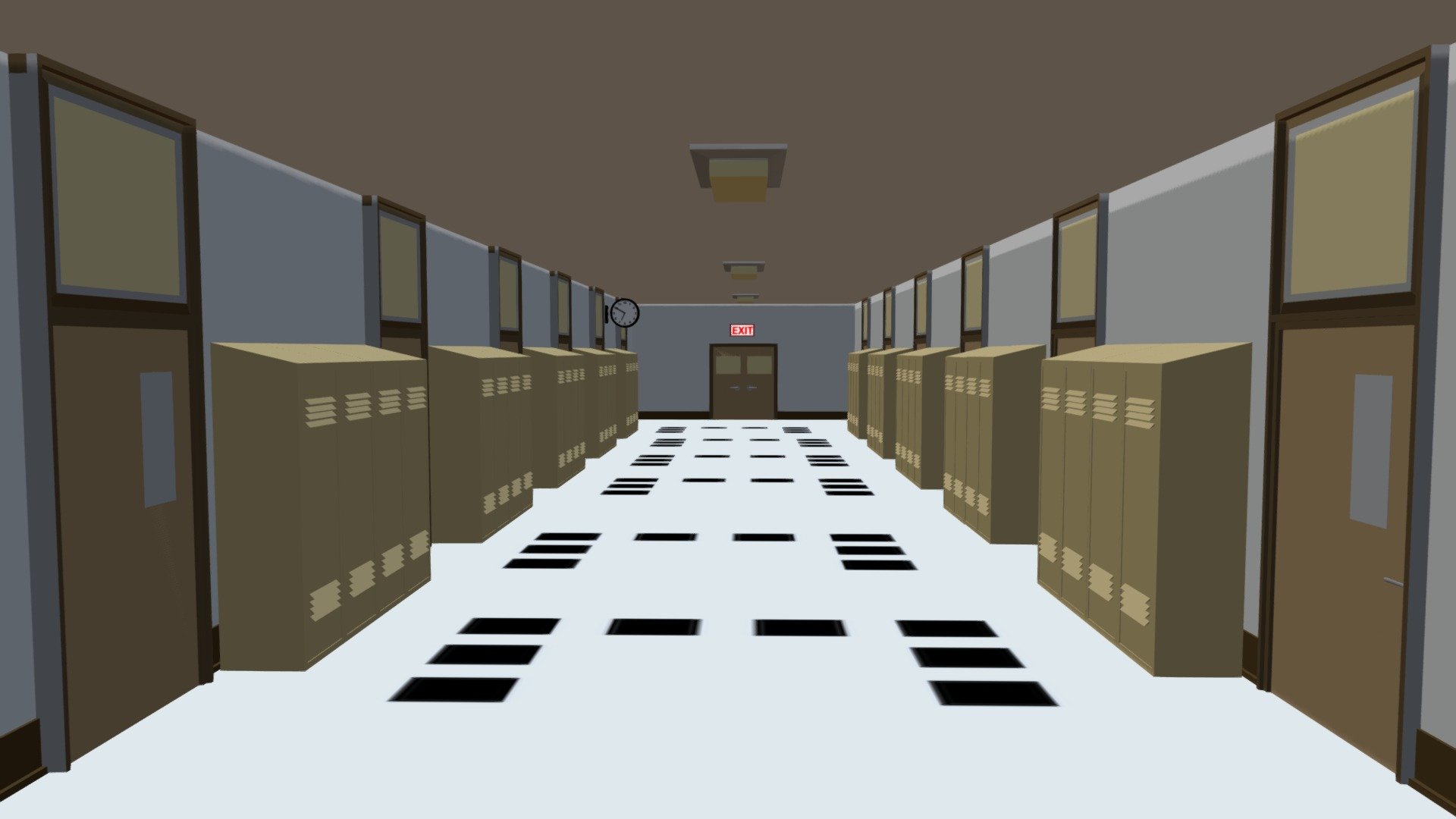Corridor - 3D model by Carl Justin (@stylizedbeam) [a819964] - Sketchfab