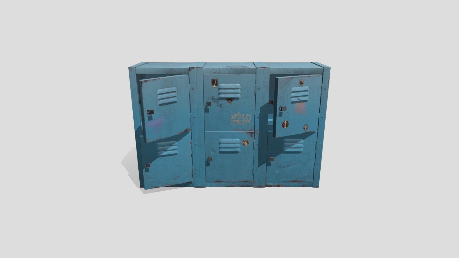 Lockers_v7 - Download Free 3D model by Vladislav Morshnev (@vladislav ...