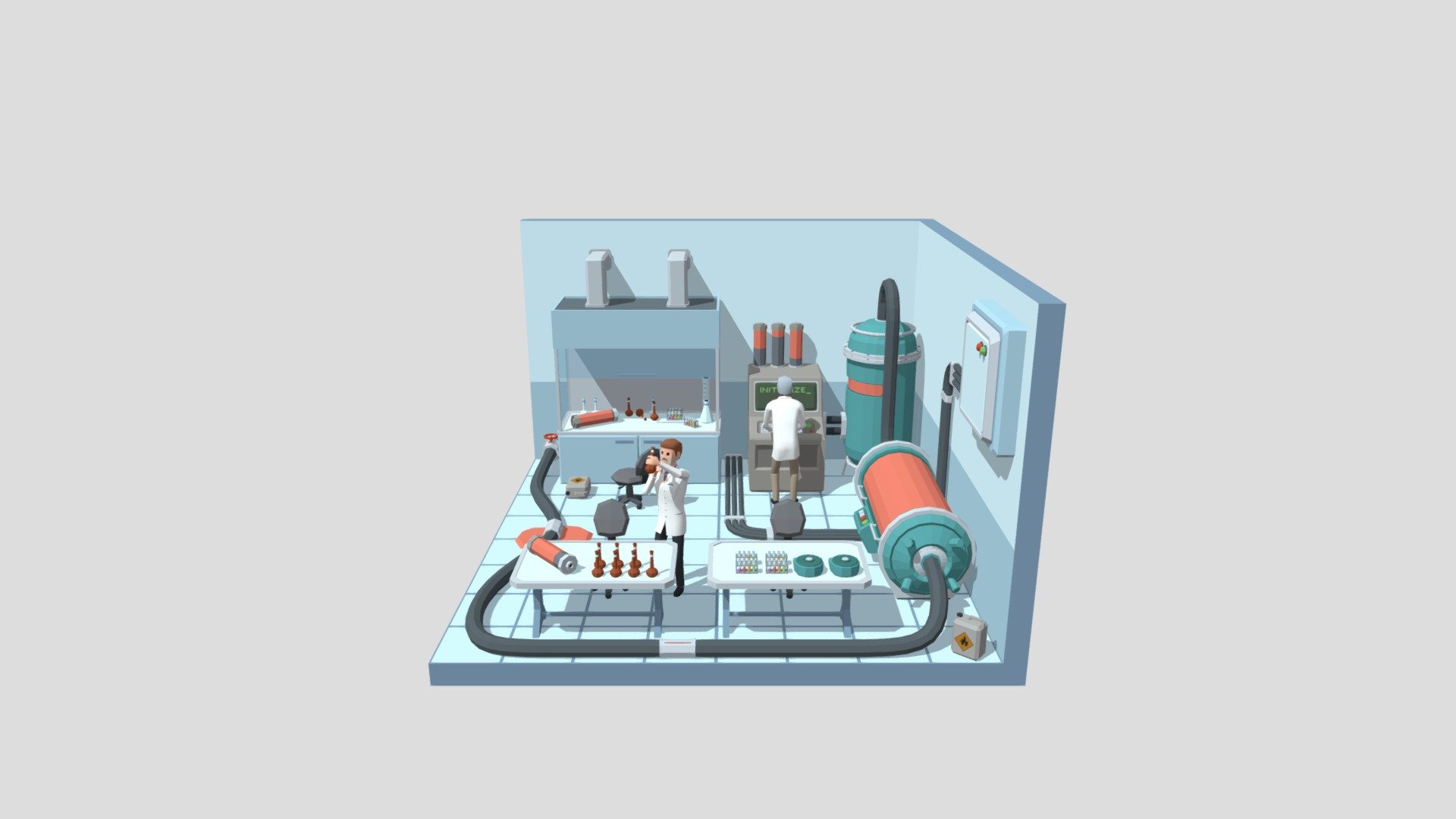 Lab - 3D model by nzhuperin [a81a37a] - Sketchfab