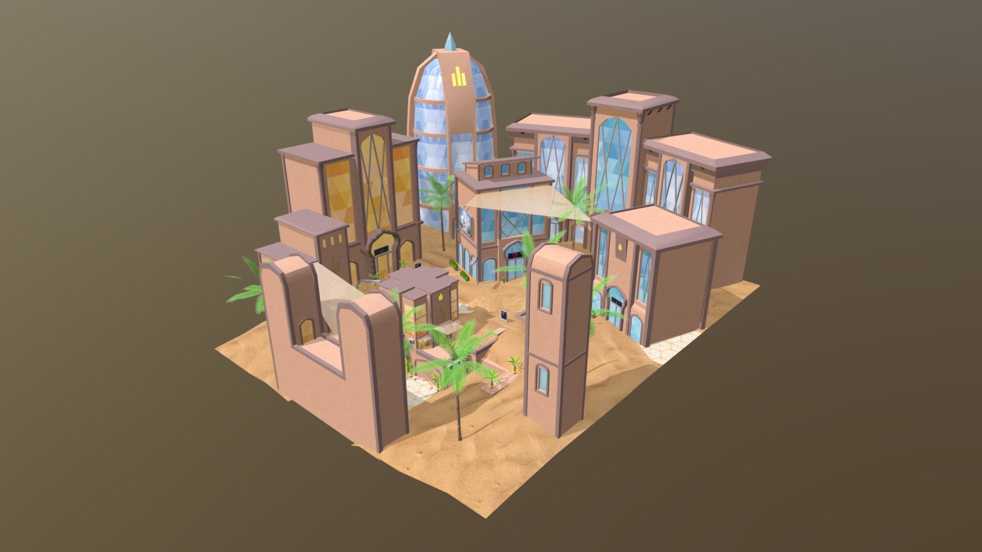 Oasis - 3D model by Andrey (@andrey_sm) [a81b07e] - Sketchfab