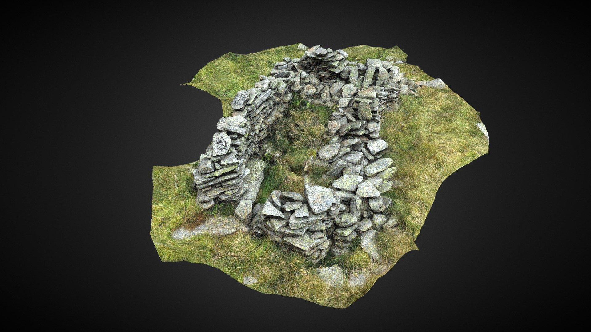 L660.48 - Masonry and cupellated boulder - Download Free 3D model by ...