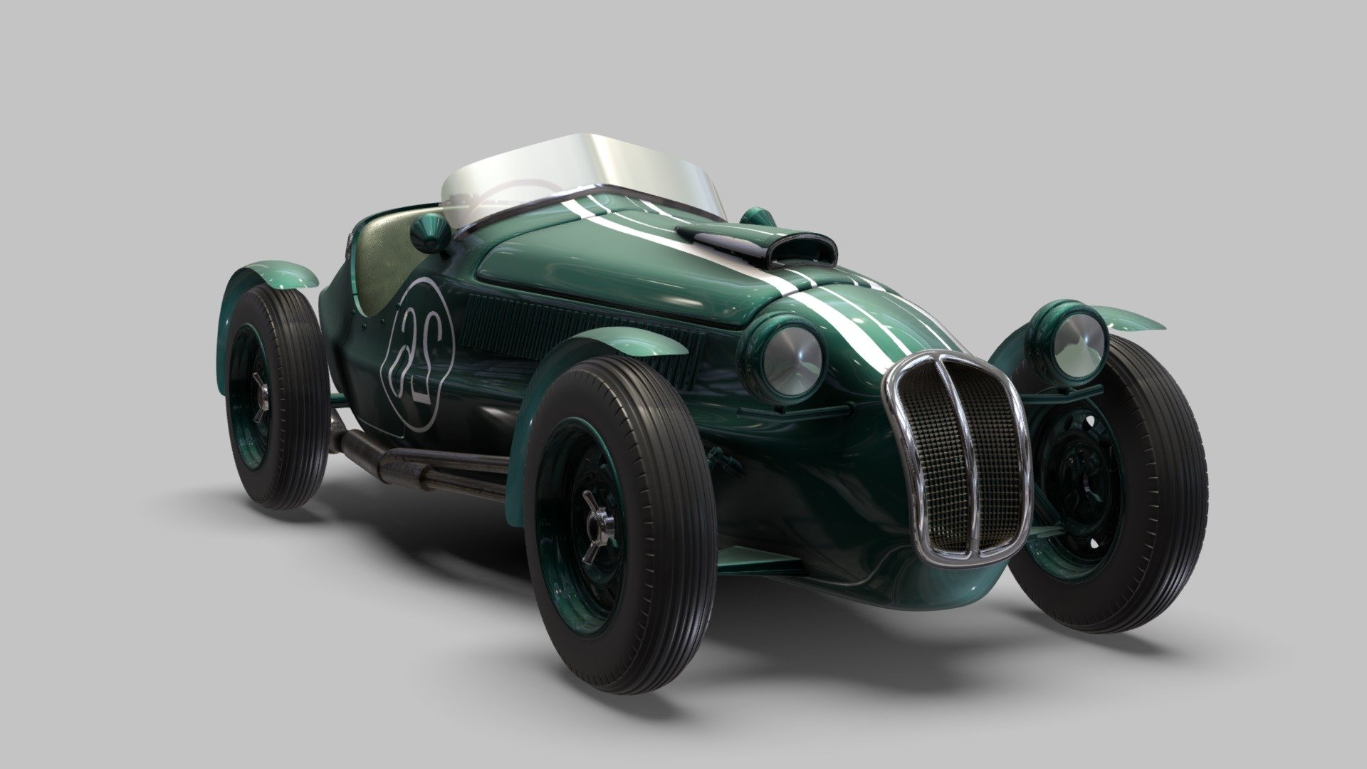 Frazer Nash Le Mans - Download Free 3D model by Kryox Shade ...