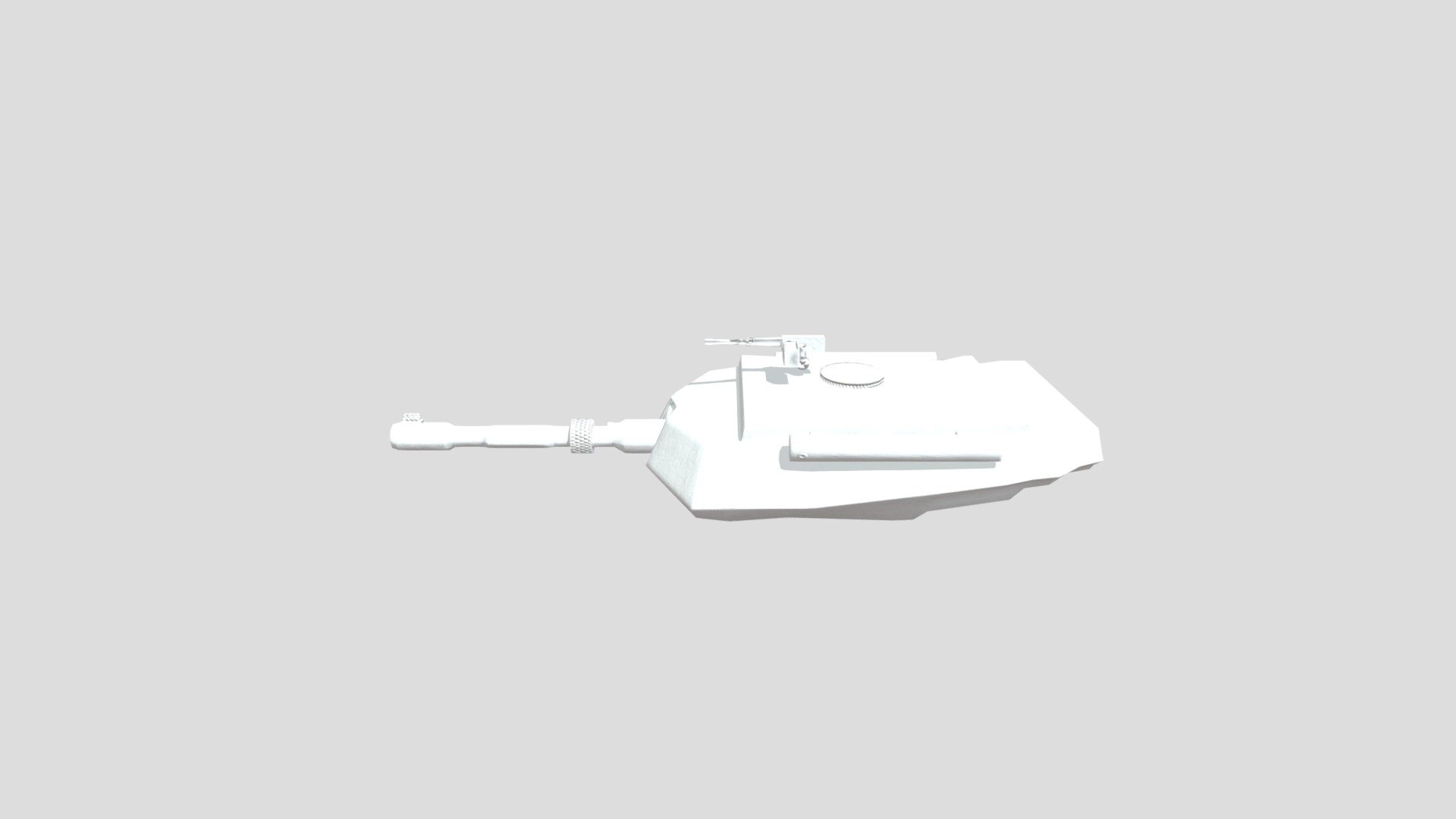 Tank Turret lowpoly - 3D model by kdedeurw [a81d650] - Sketchfab