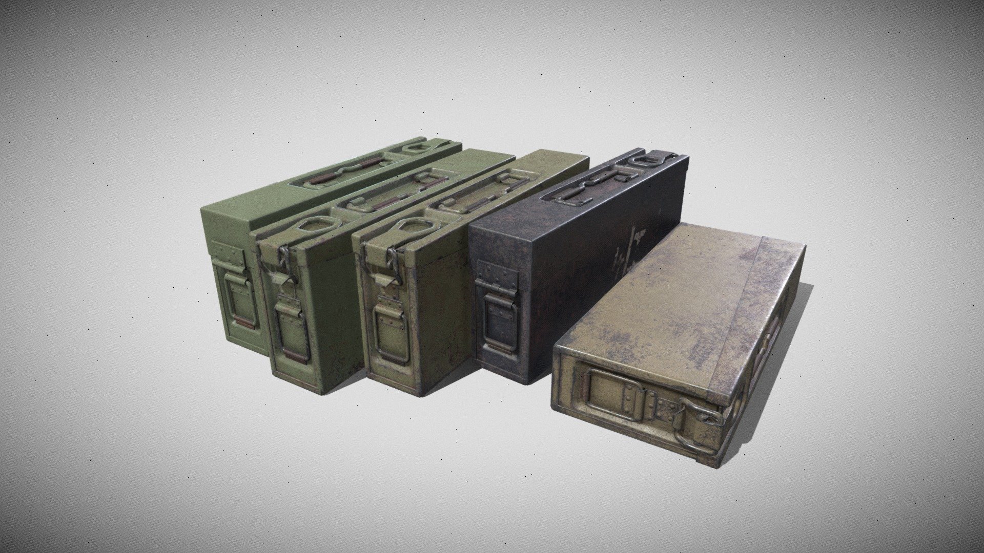 Ammo Boxes - Buy Royalty Free 3D model by alpenwolf (@alpen) [a81fd4b ...