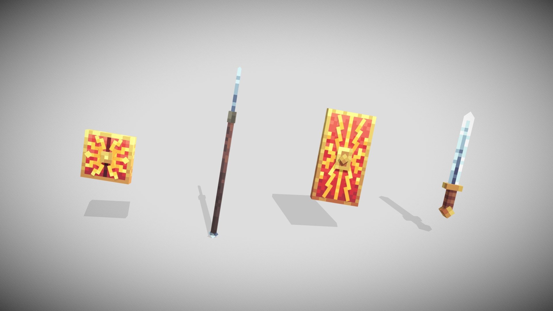 Roman weaponry - 3D model by TugkanDeMan [a8211a5] - Sketchfab