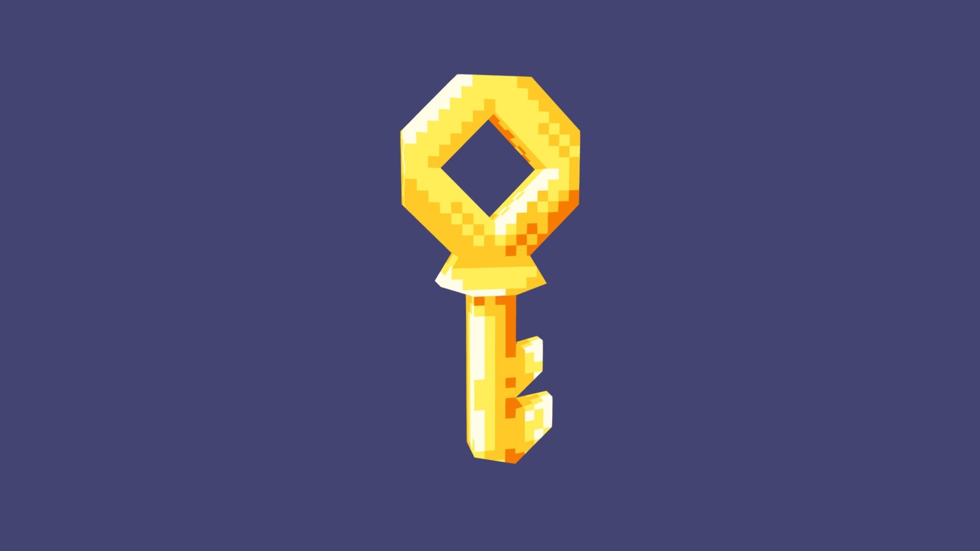 Gold Key - 3D model by Genery (@generyhex) [a8217e9] - Sketchfab