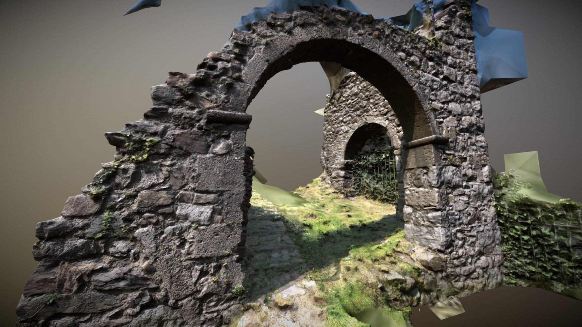 Resti Castello dei Tasso - 3D model by MoltiMedia [a8220db] - Sketchfab